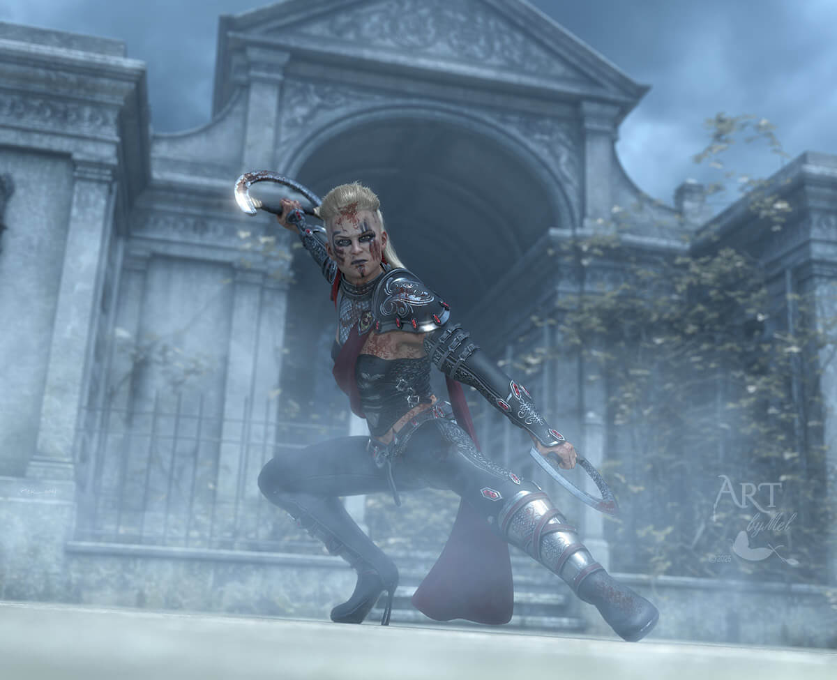 Slayer 3D Render, Digital Art by ArtbyMel