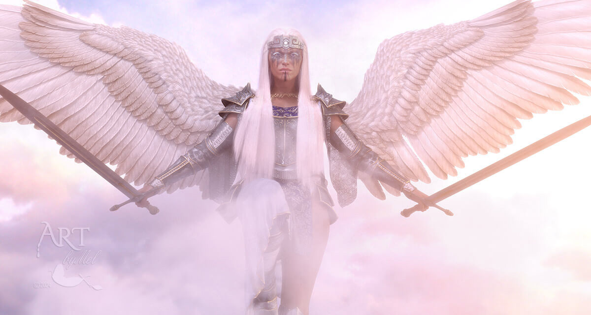 The Valkyrie 3D Render, Digital Art by ArtbyMel