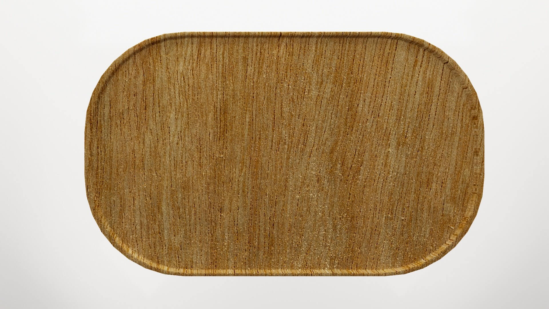 Elliptical Wooden Table - 3D Model by ArtCreation