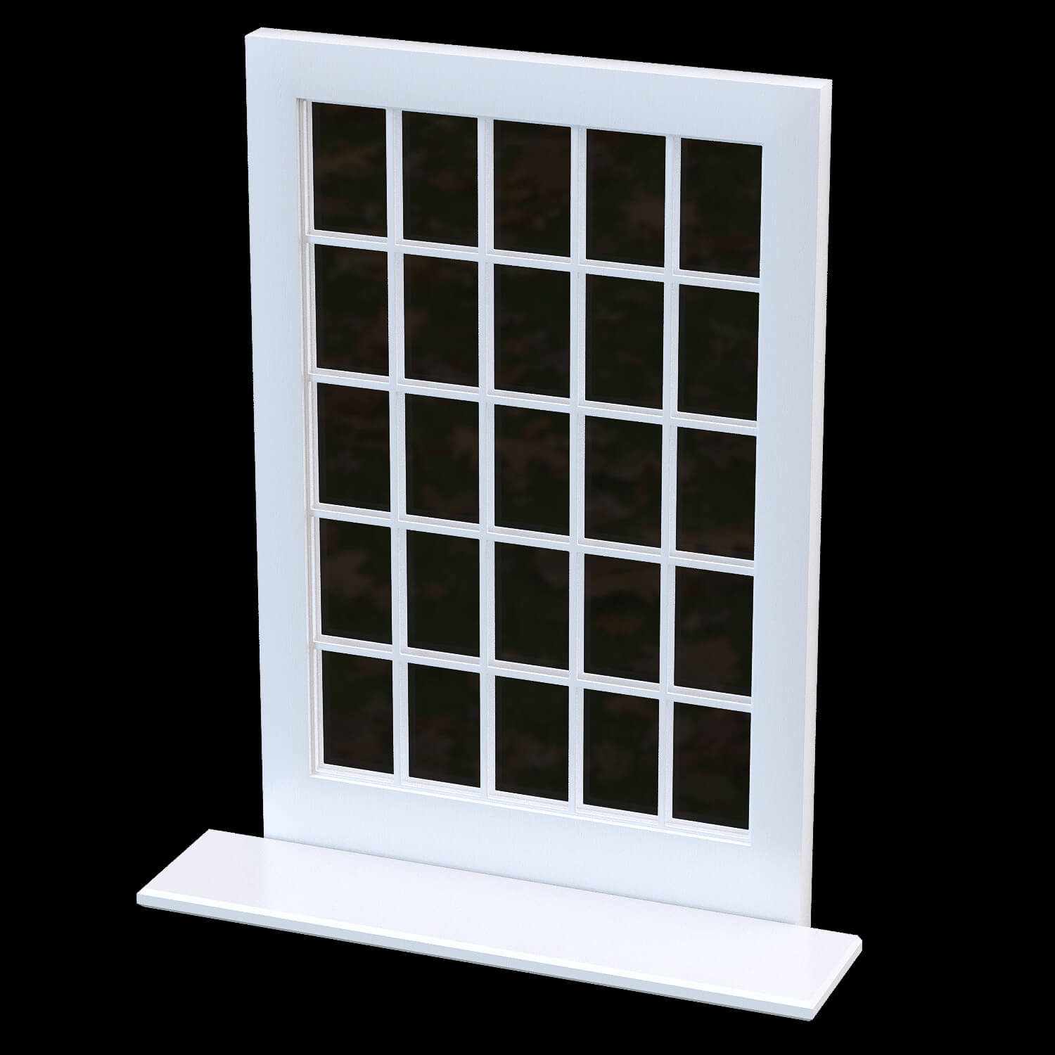 A Window With a Complex Binding - 3D Model by Artdeco 3d