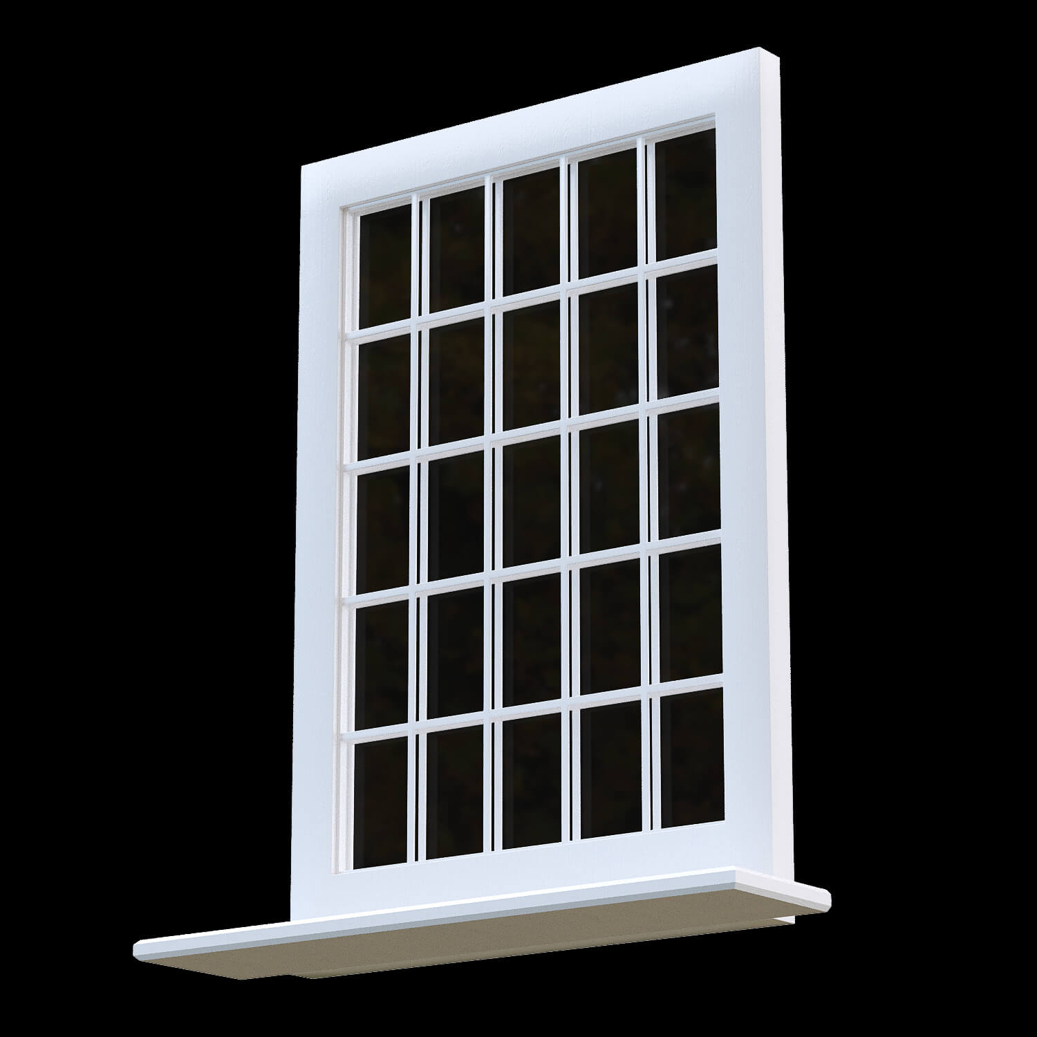 A Window With a Complex Binding - 3D Model by Artdeco 3d