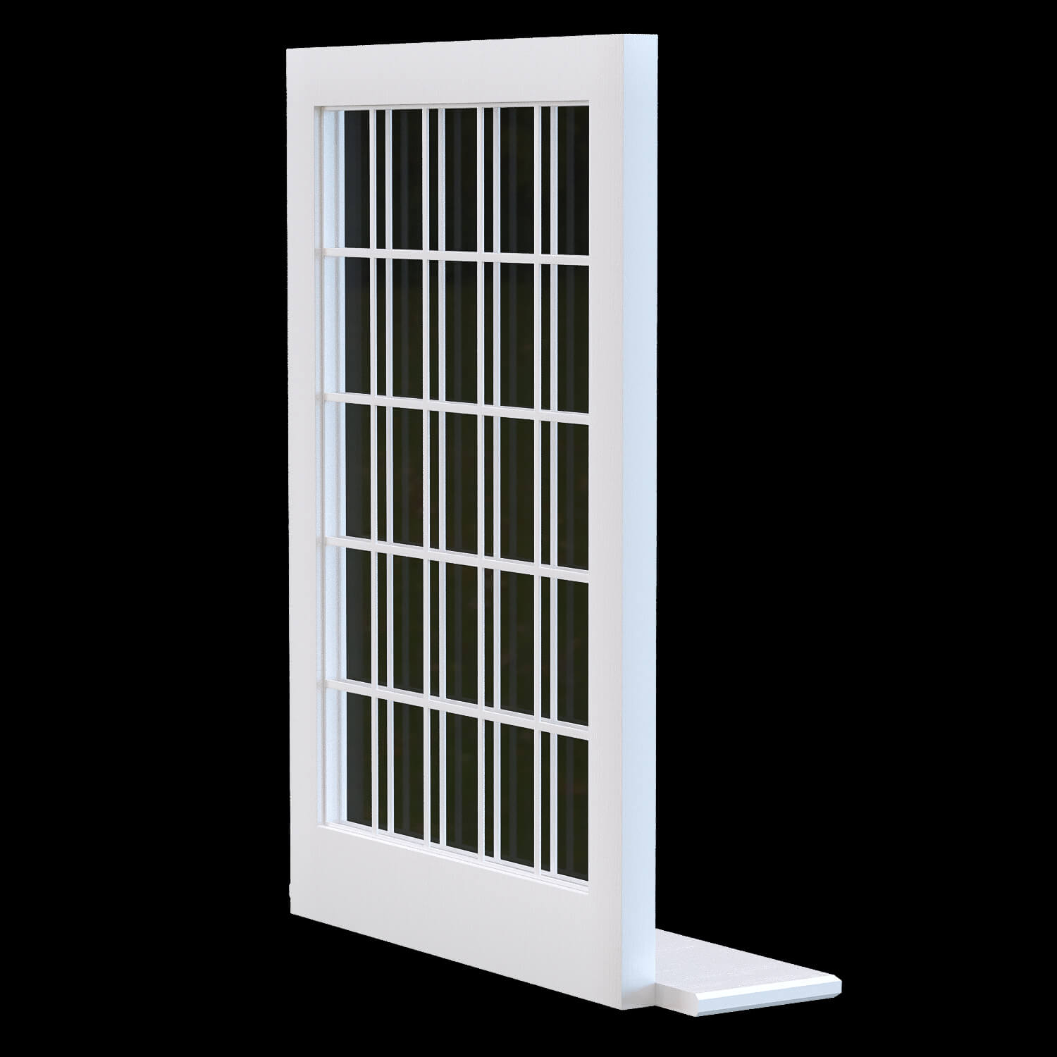 A Window With a Complex Binding - 3D Model by Artdeco 3d