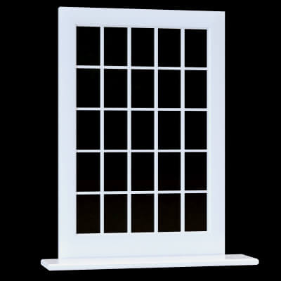 A Window With a Complex Binding - 3D Model by Artdeco 3d