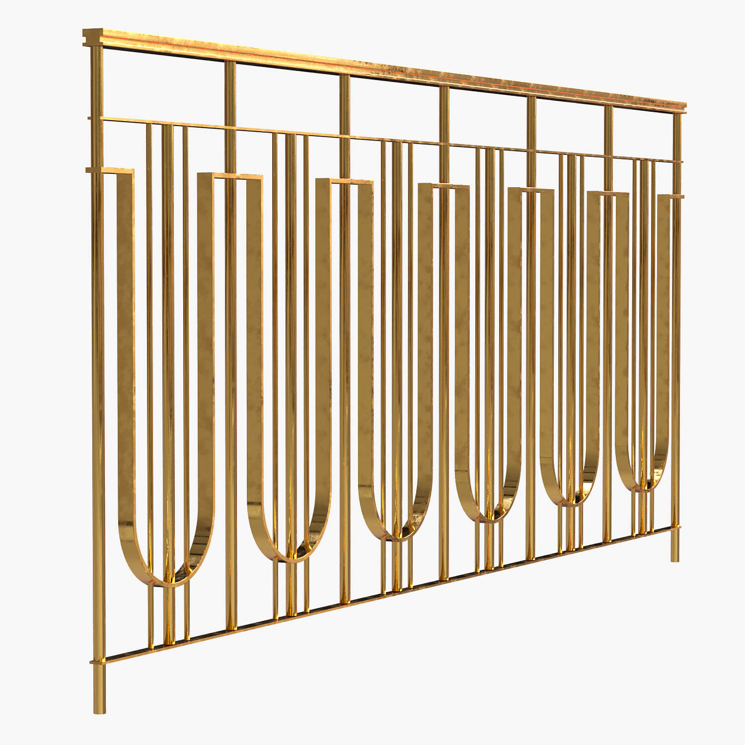 Architectural Railings in Art Deco Style - 3D Model by Artdeco 3d