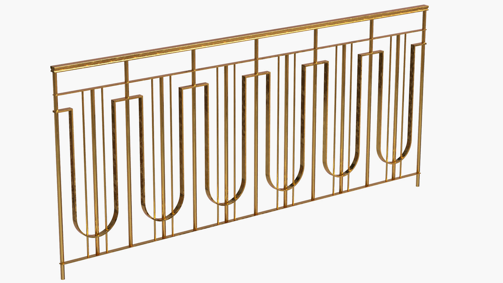 Architectural Railings in Art Deco Style - 3D Model by Artdeco 3d