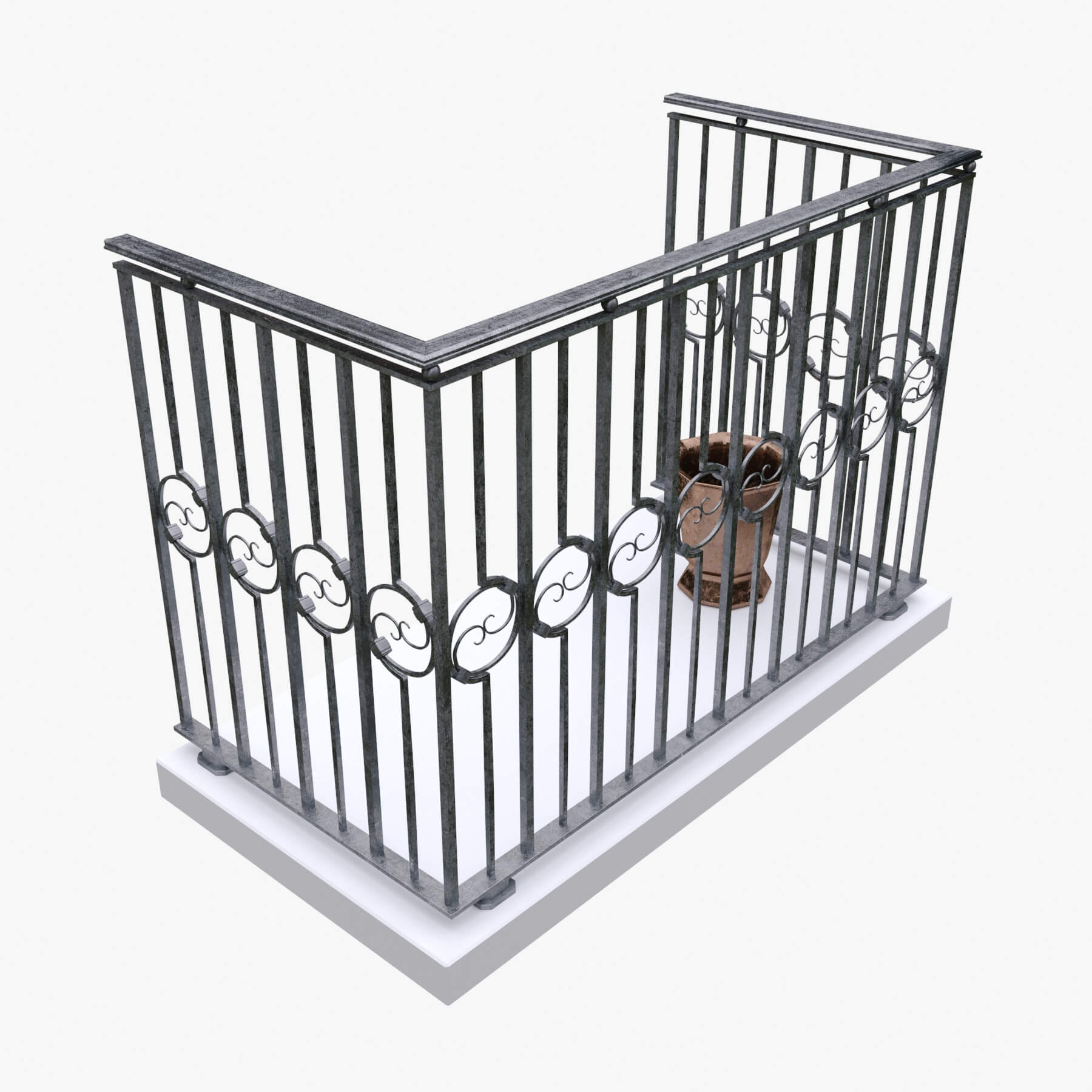 Balcony - 3D Model by Artdeco 3d