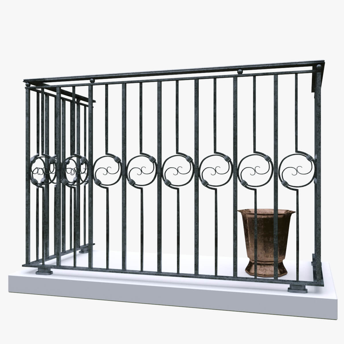 Balcony - 3D Model by Artdeco 3d