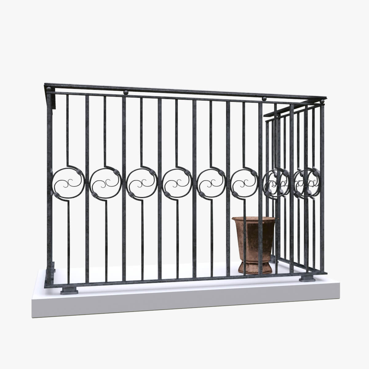 Balcony - 3D Model by Artdeco 3d