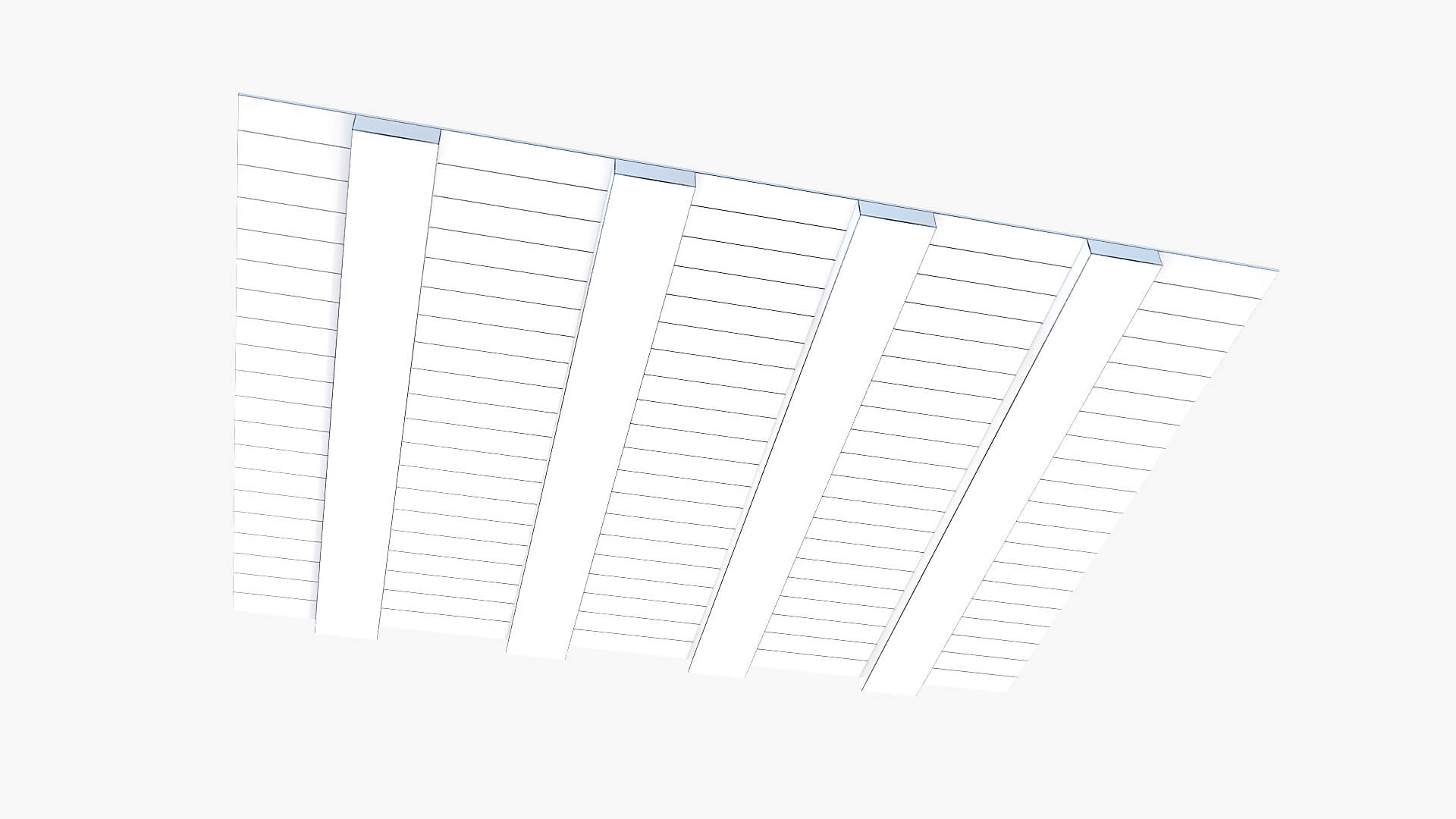 Beams Construction Ceiling - 3D Model by Artdeco 3d