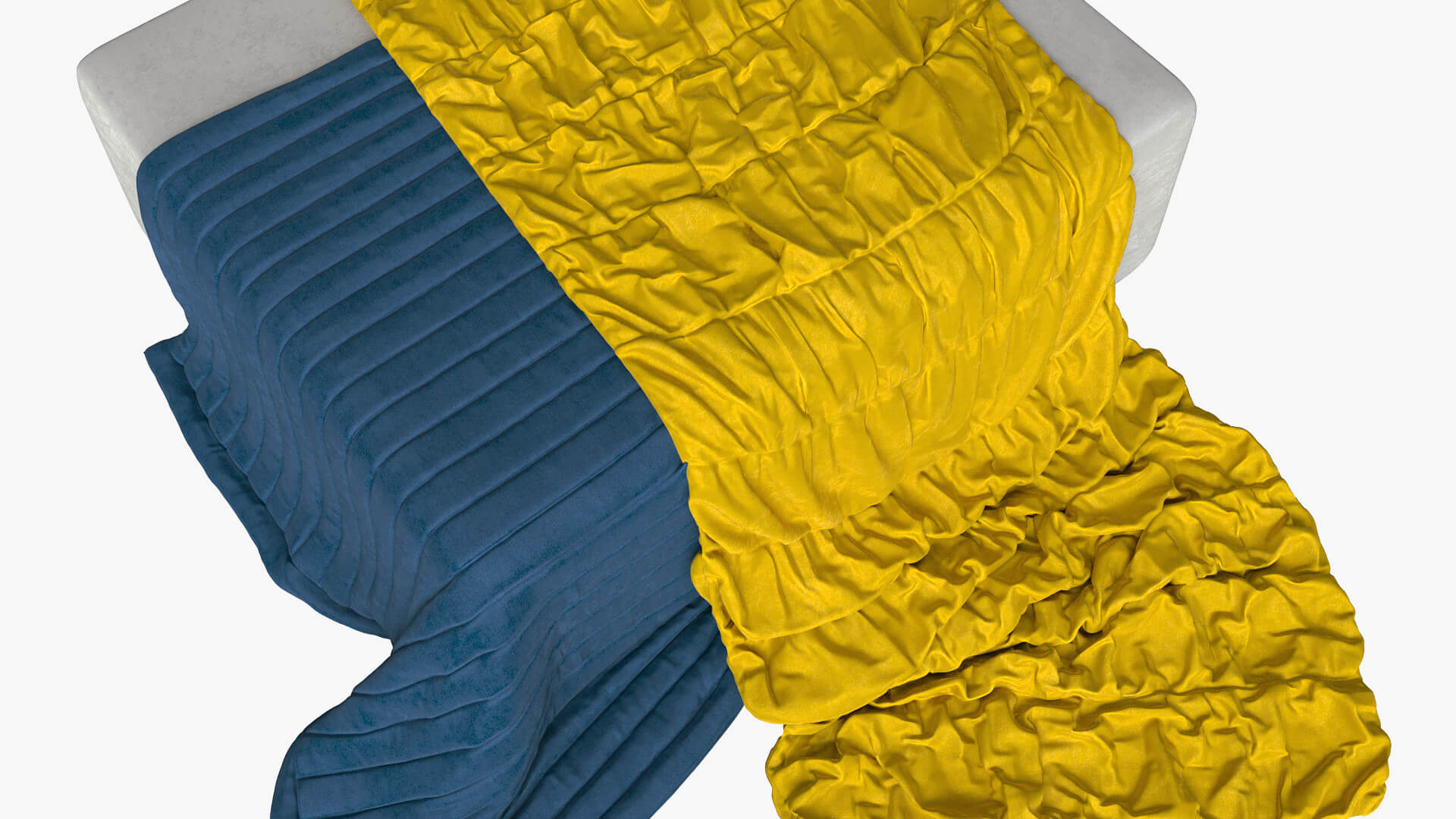 Quilted Light Blanket - 3D Model by Artdeco 3d