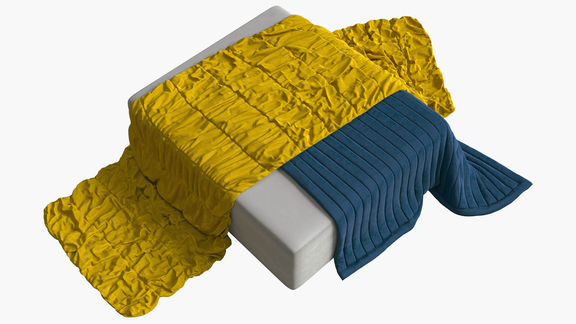 Quilted Light Blanket - 3D Model by Artdeco 3d