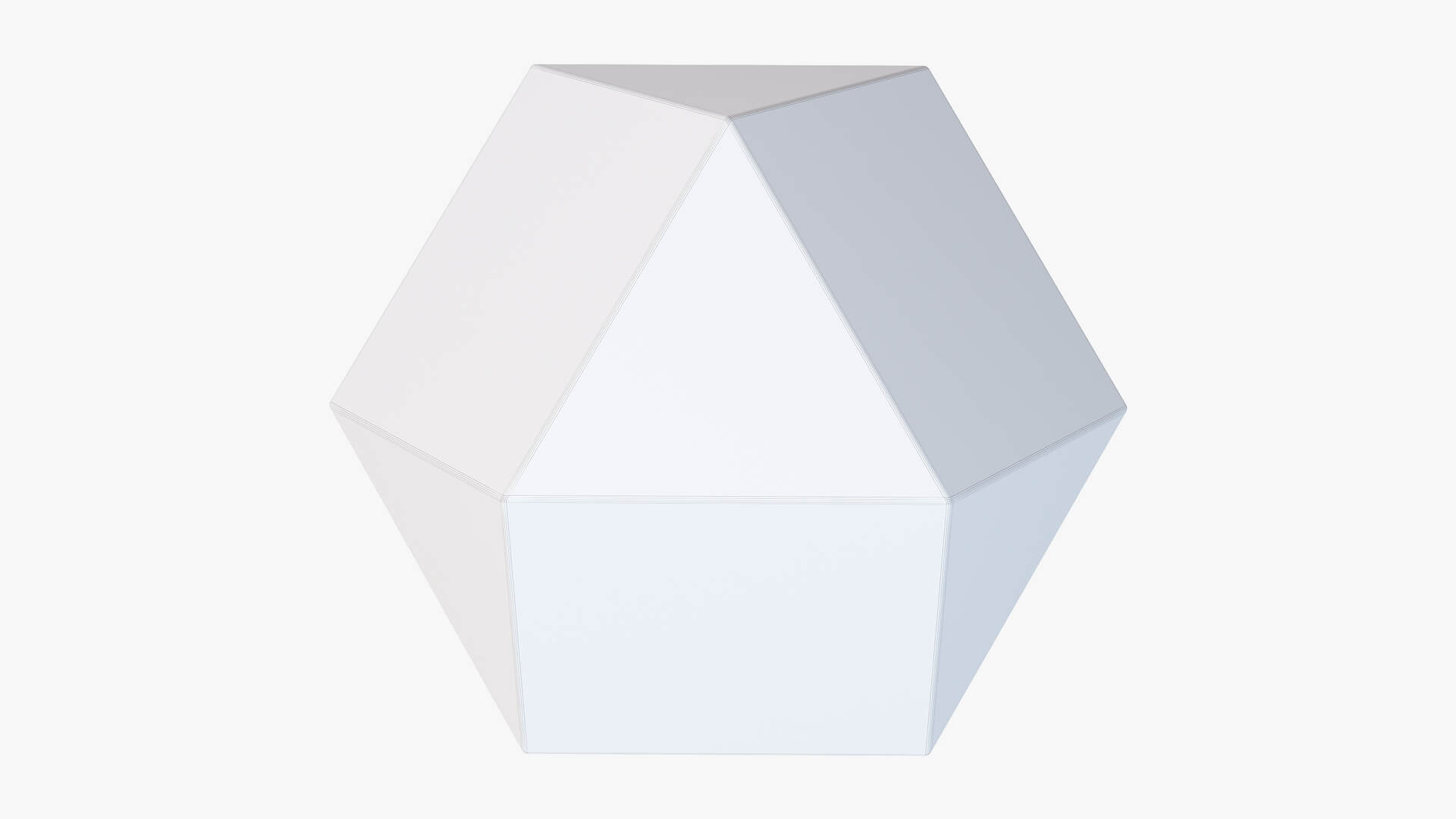 Cuboctahedron - Polyhedron 3D Model by Artdeco 3d
