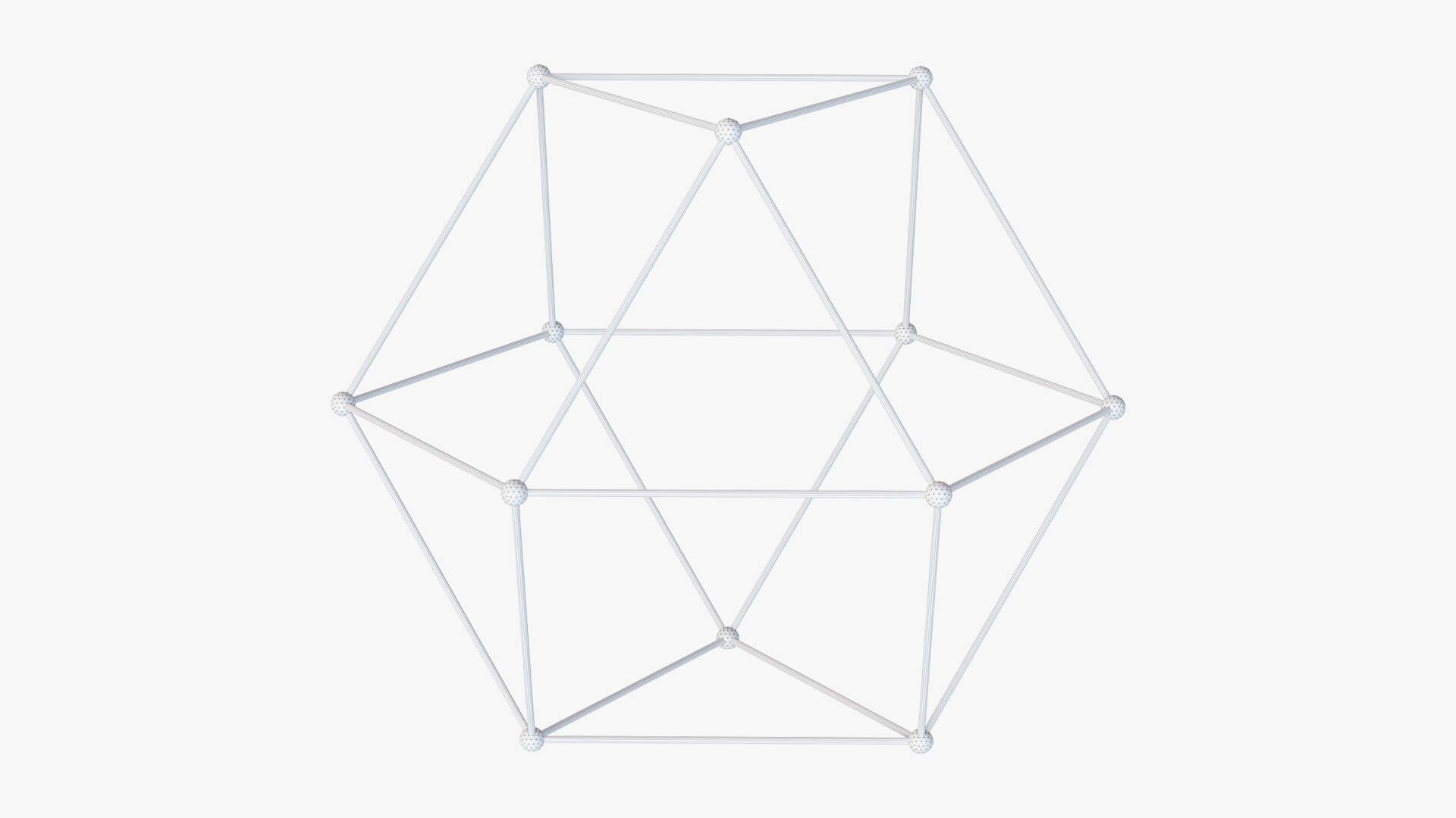 Cuboctahedron - Polyhedron 3D Model by Artdeco 3d