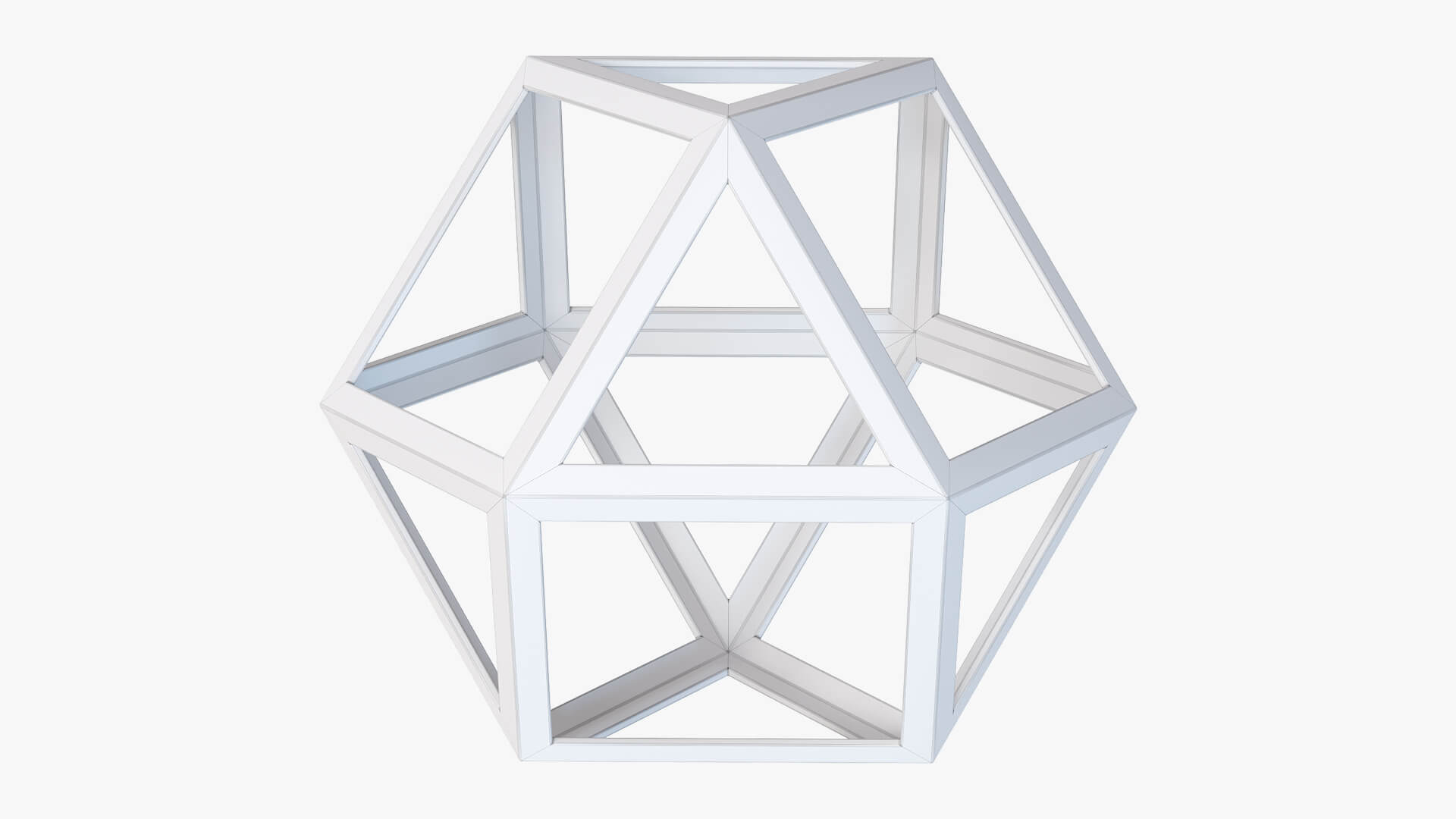 Cuboctahedron - Polyhedron 3D Model by Artdeco 3d