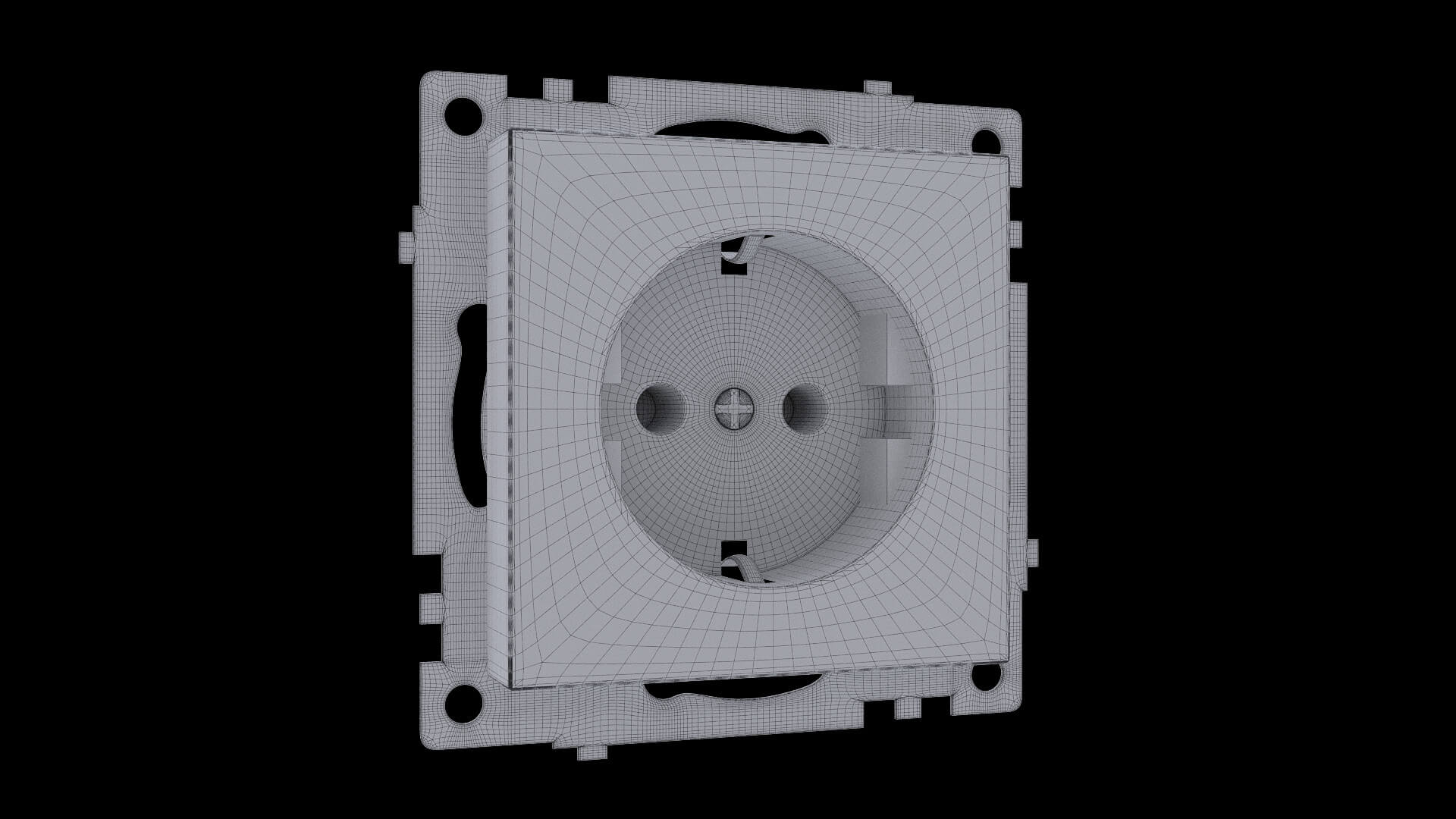 Electrical Outlet - 3D Model by Artdeco 3d