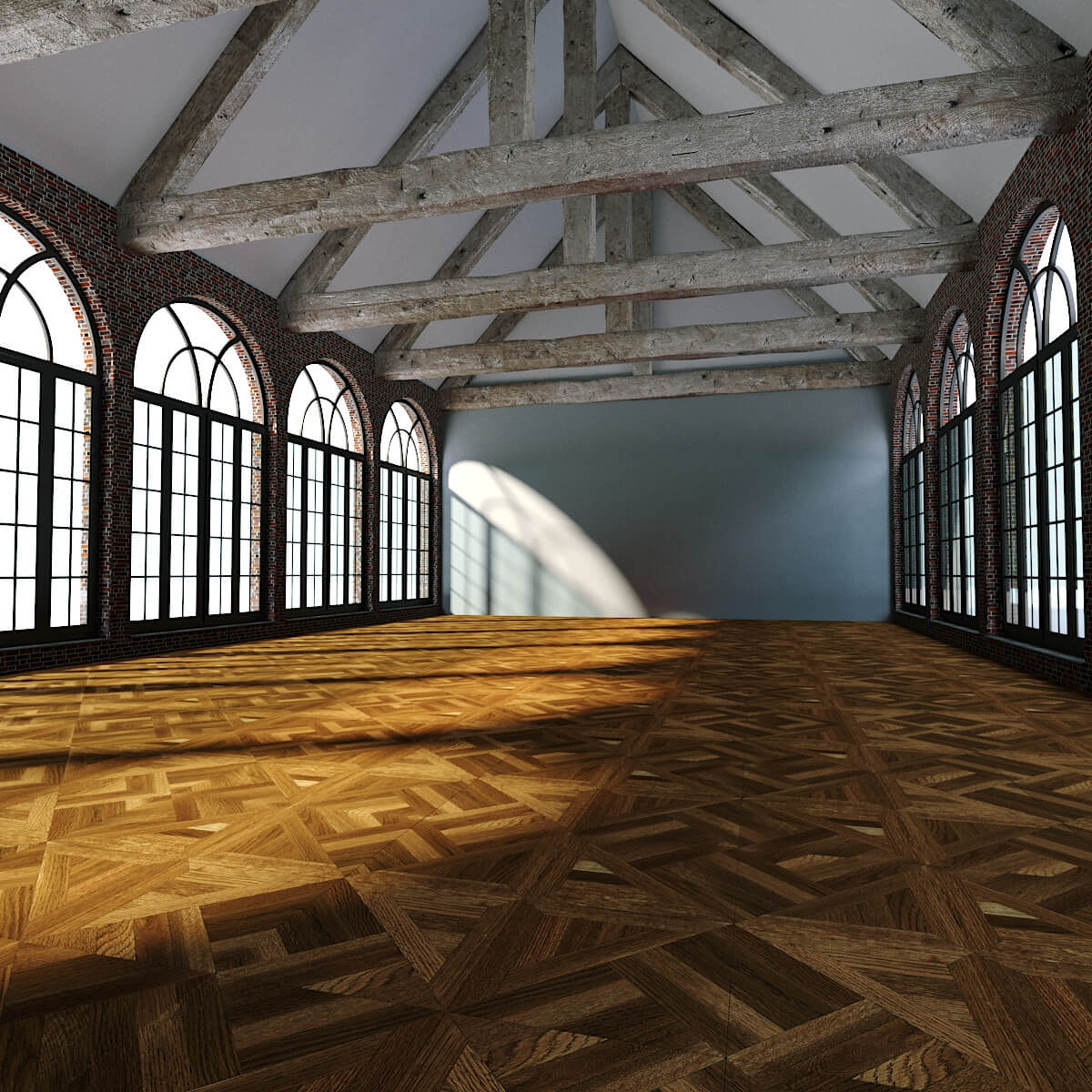 Empty Hall - 3D Model by Artdeco 3d