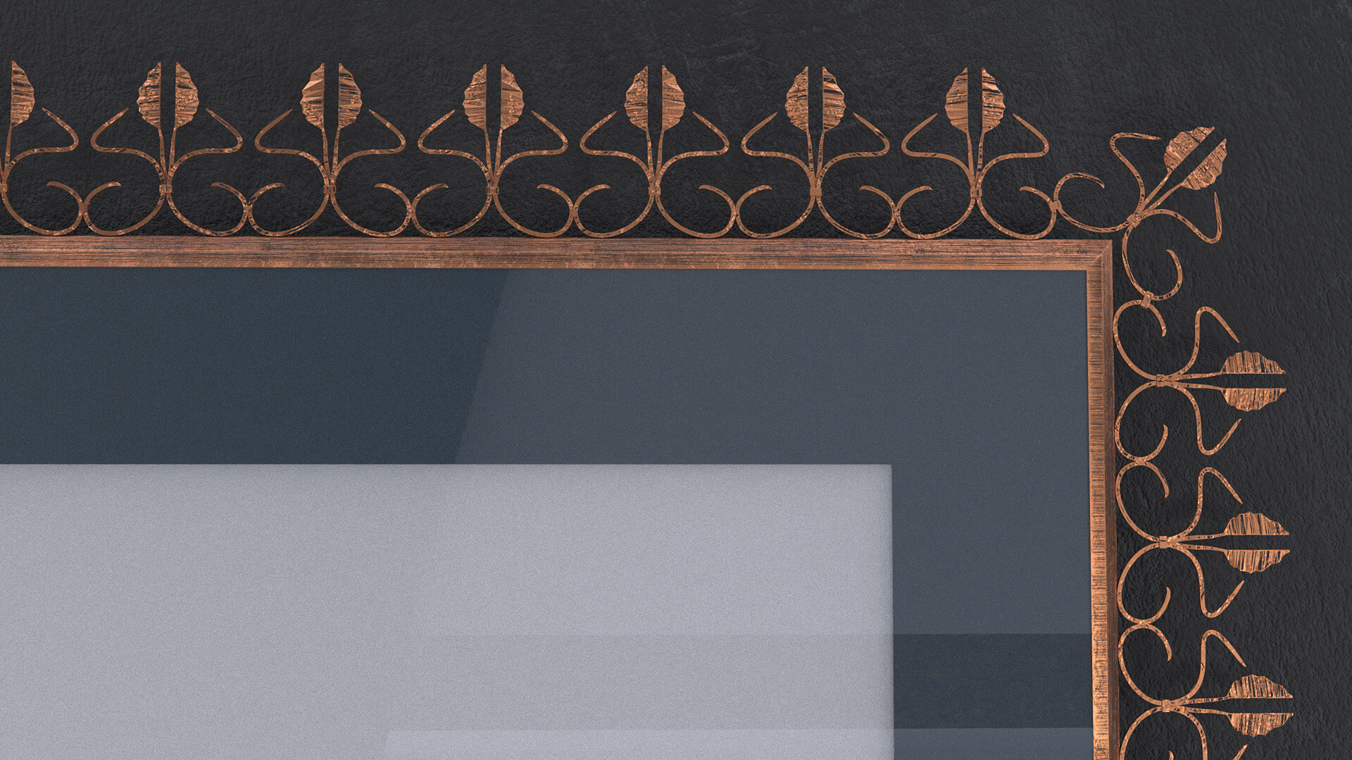 Frame With Passepartout - 3D Model by Artdeco 3d