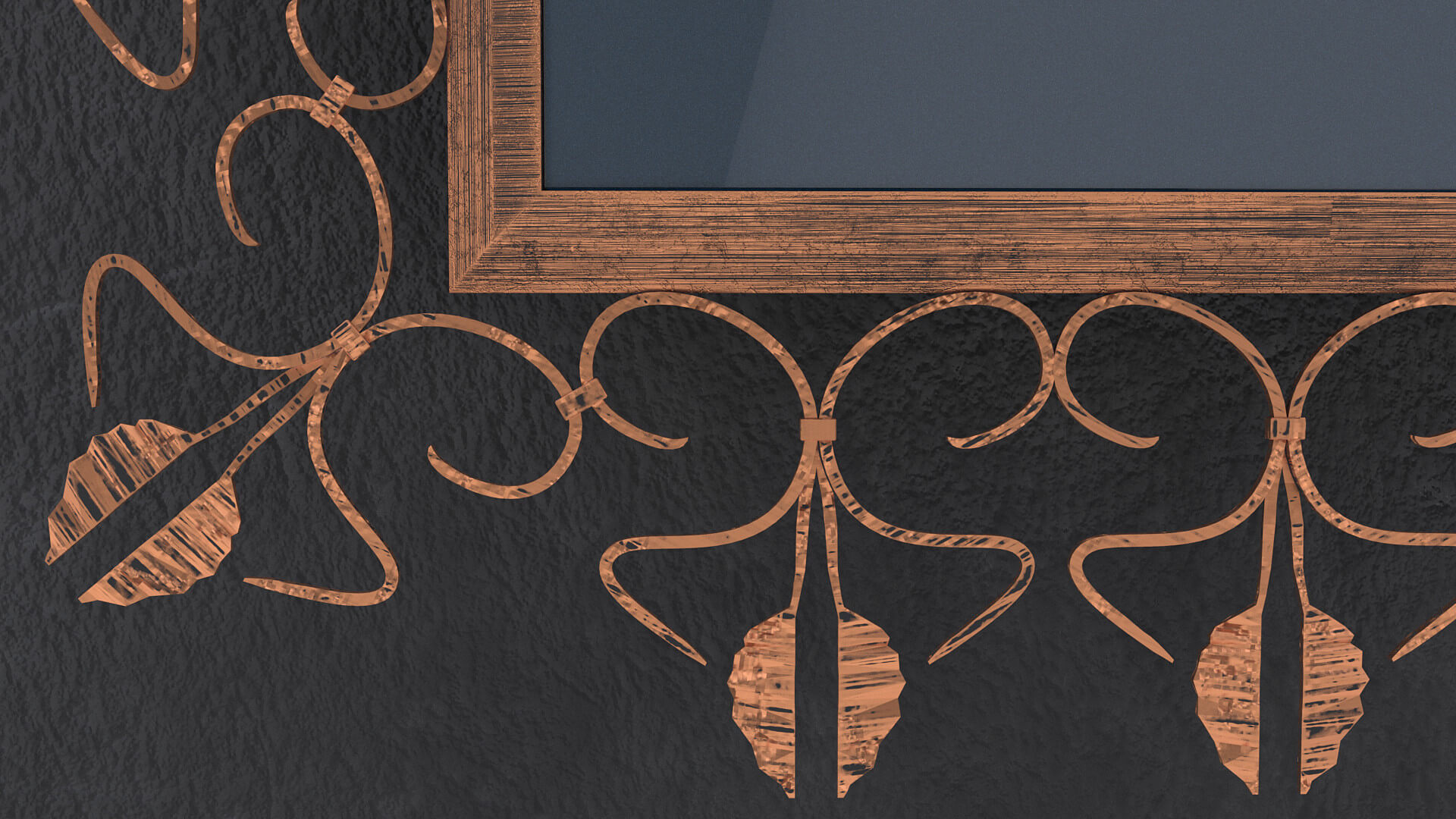 Frame With Passepartout - 3D Model by Artdeco 3d