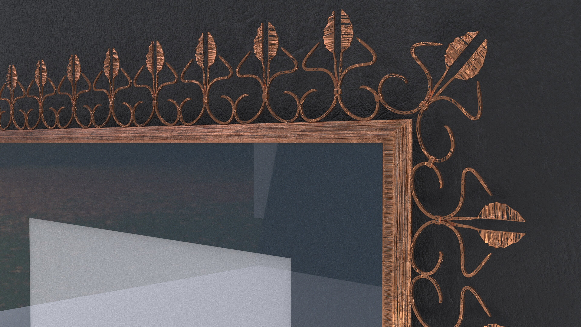 Frame With Passepartout - 3D Model by Artdeco 3d