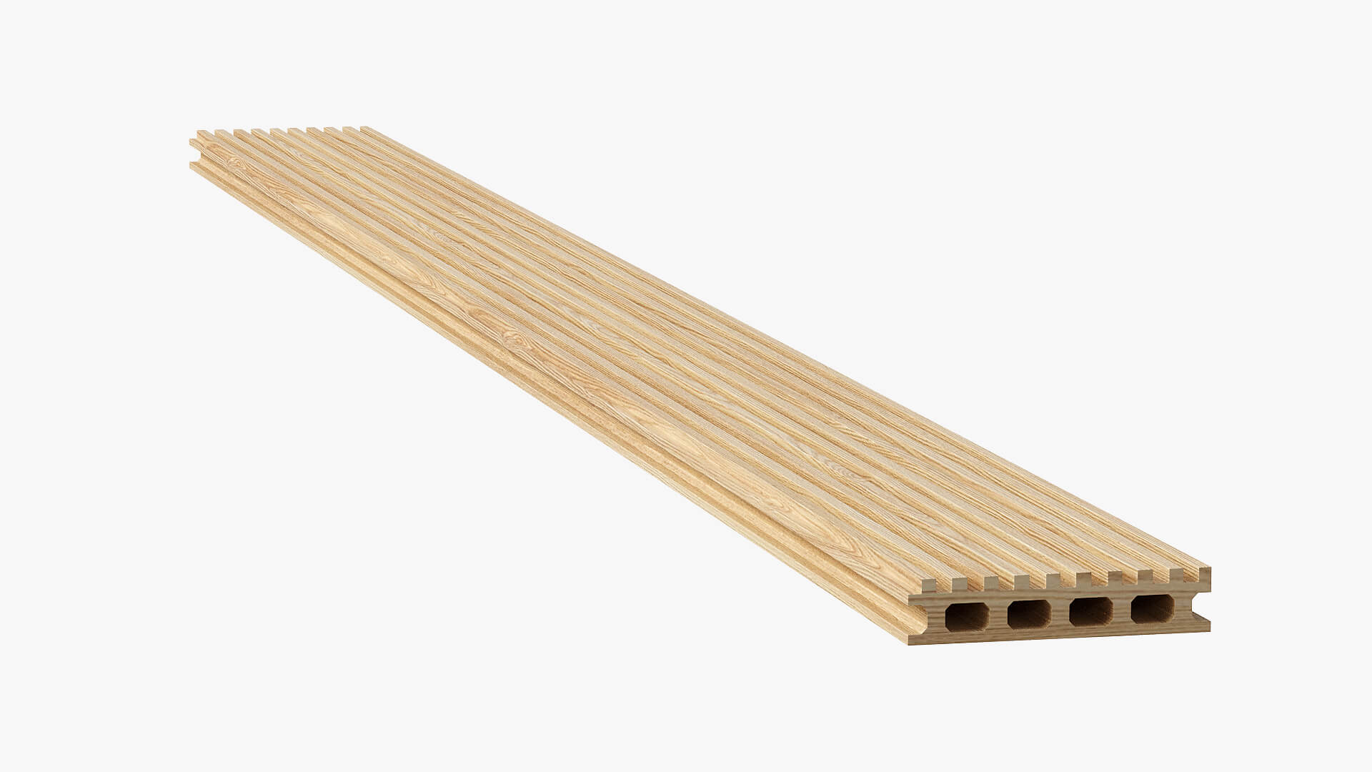 Garden Decking Wood - 3D Model by Artdeco 3d