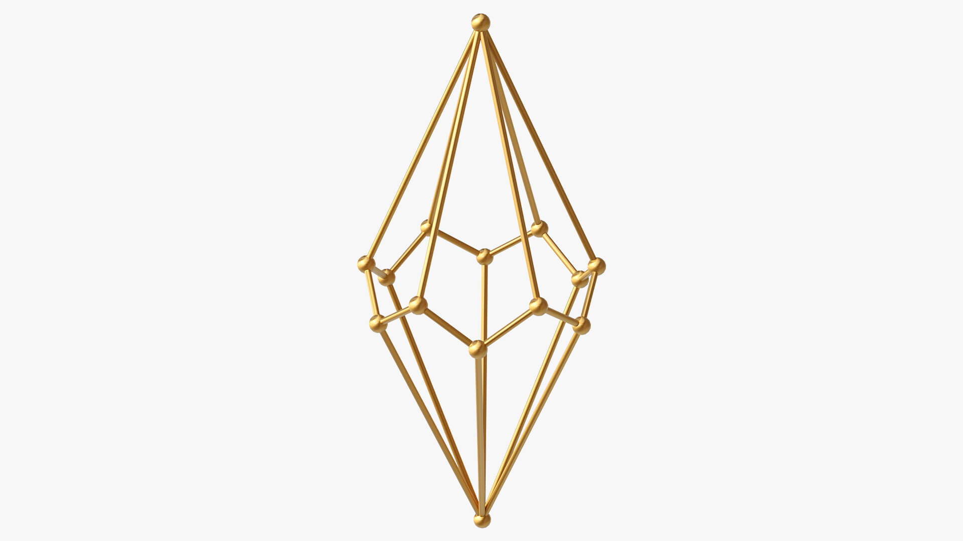 Hexagonal Trapezohedron Deltoid - 3D Model by Artdeco 3d