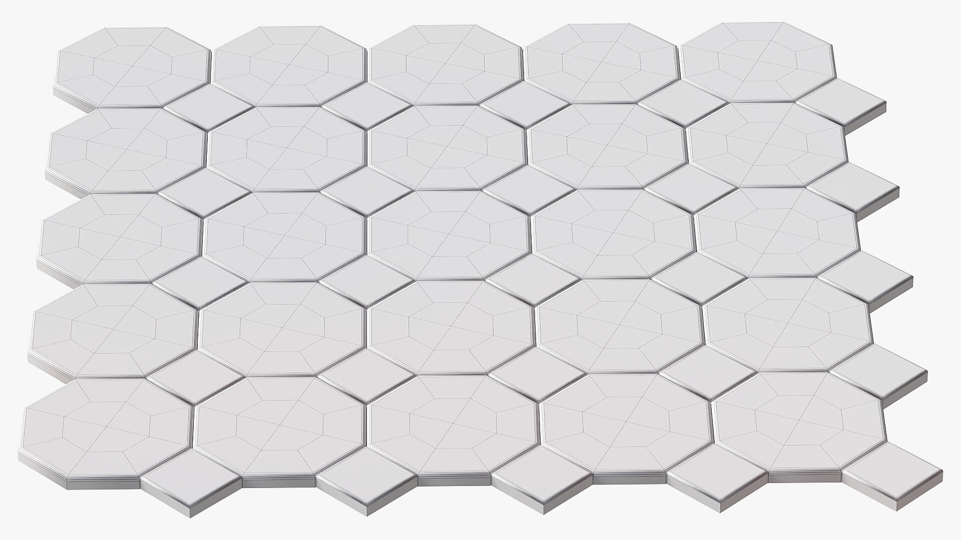 Metlakh Ceramic Tiles - 3D Model by Artdeco 3d