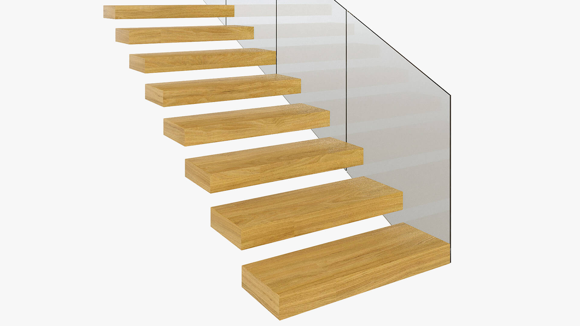 Modern Architectural Staircase - 3D Model by Artdeco 3d