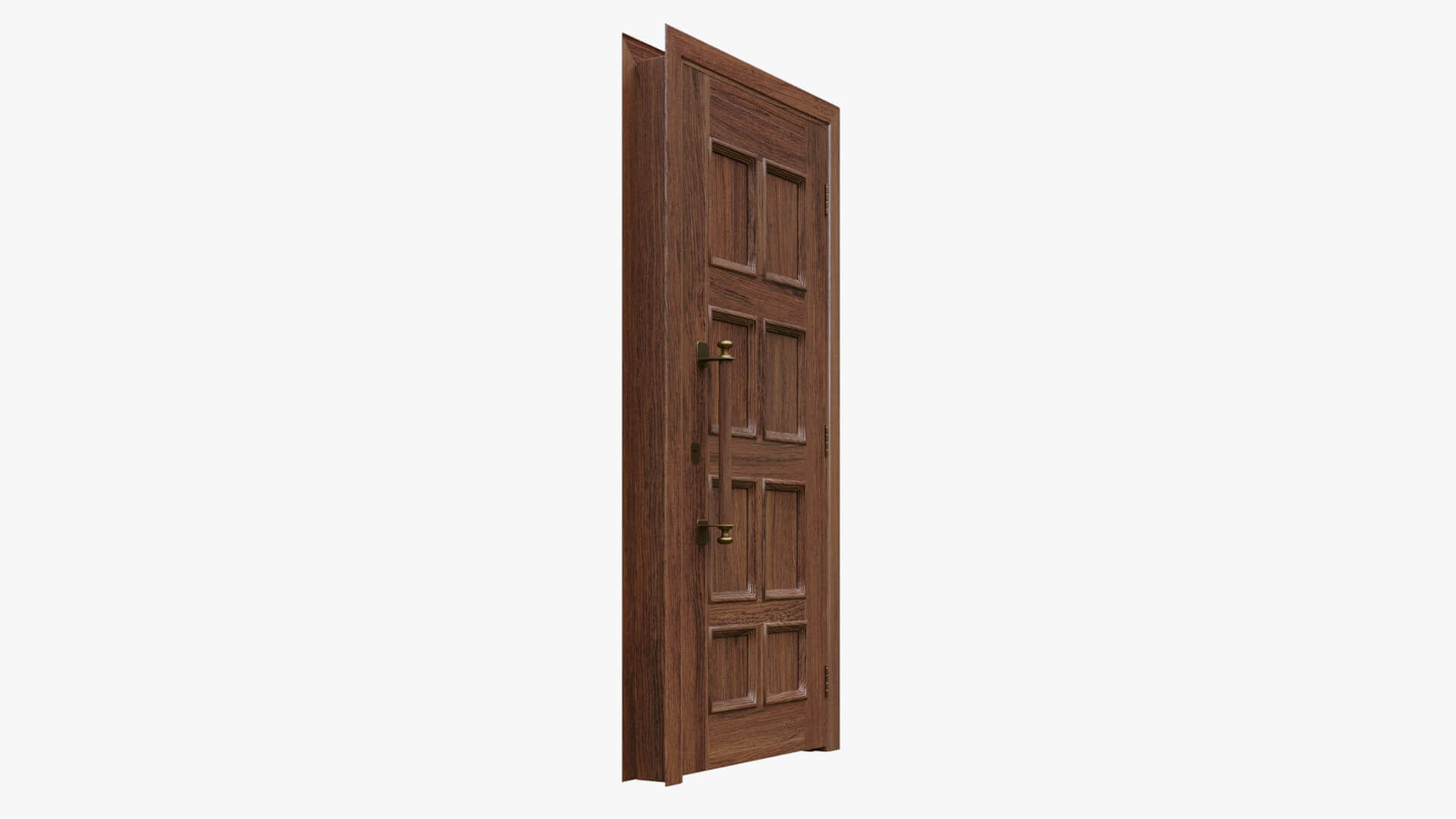 Oak Door - 3D Model by Artdeco 3d