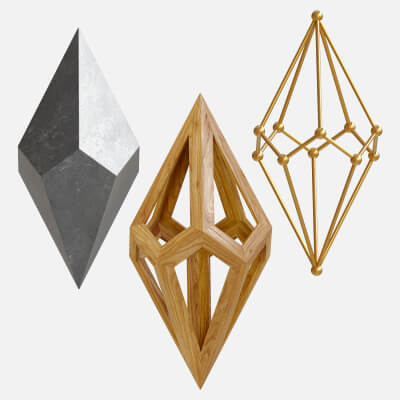 Pentagonal Trapezohedron Deltoid - 3D Model by Artdeco 3d