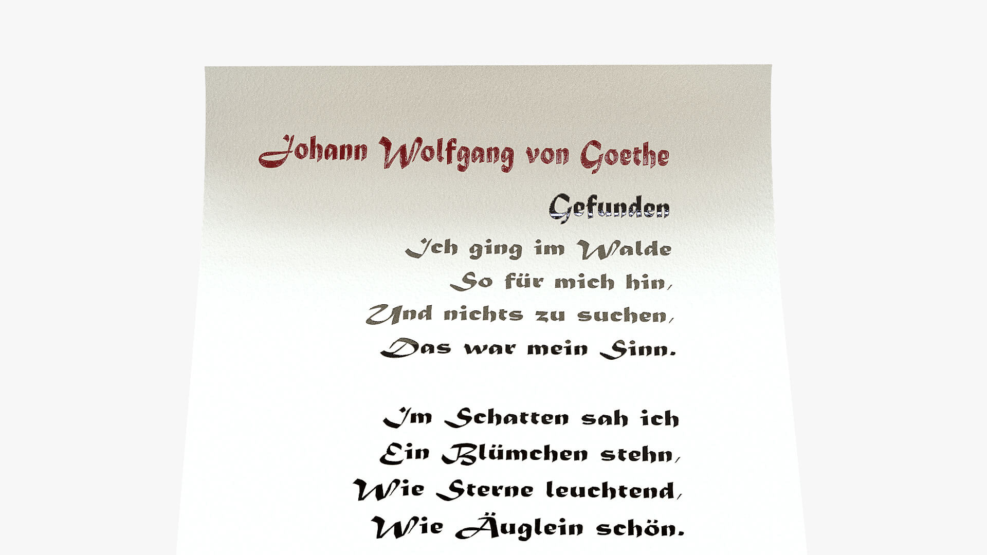 Poems on a Piece of Paper Scroll - 3D Model by Artdeco 3d