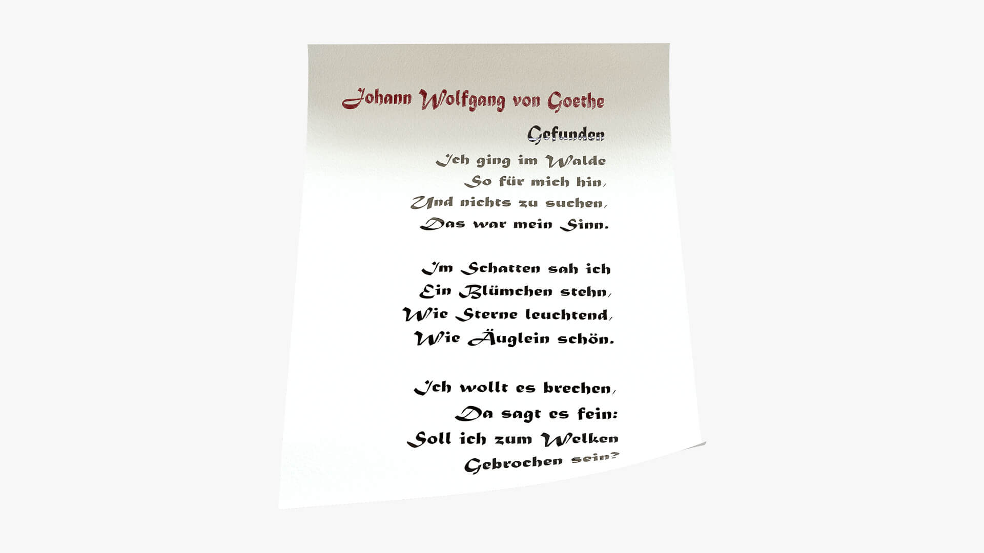Poems on a Piece of Paper Scroll - 3D Model by Artdeco 3d