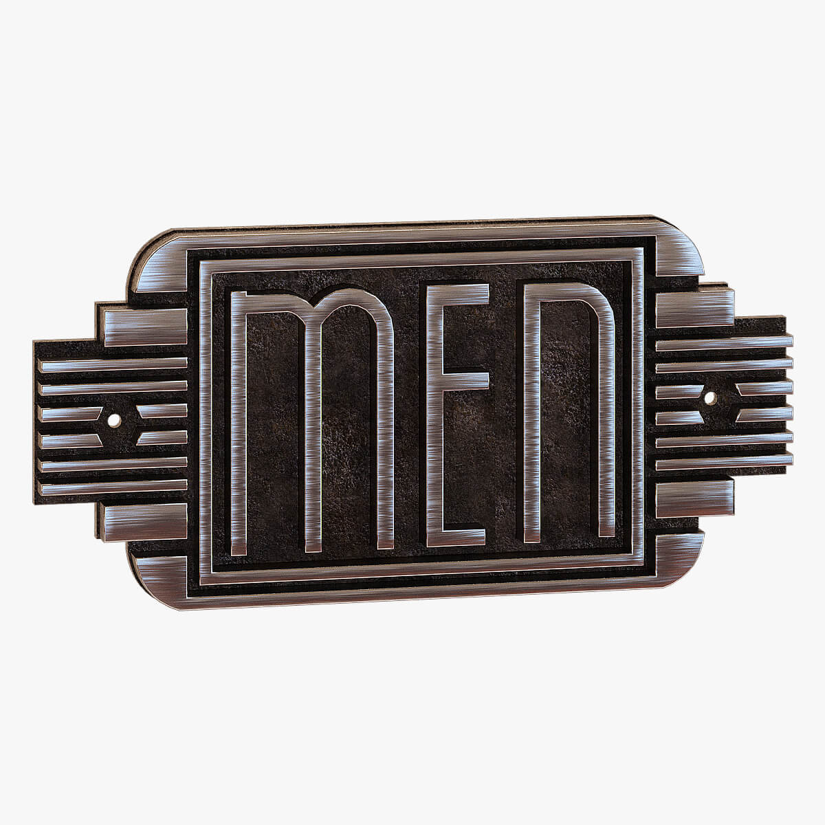 Quality Star Men Sign Board for Toilet Washroom Restroom - 3D Model by ...