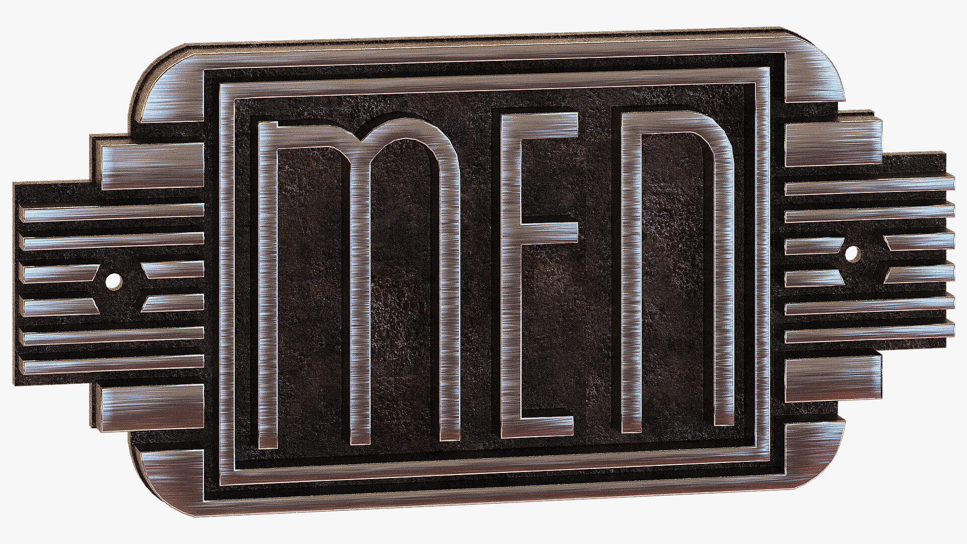 Quality Star Men Sign Board for Toilet Washroom Restroom - 3D Model by ...
