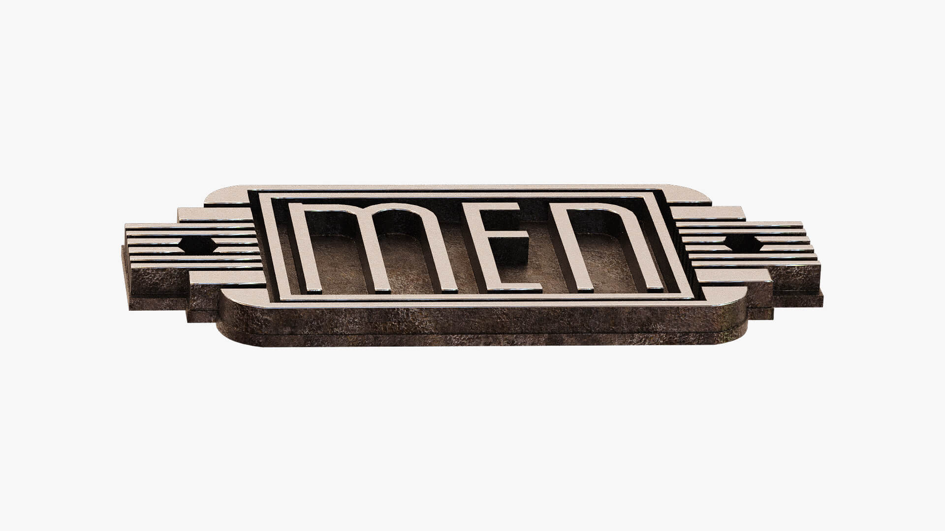 Quality Star Men Sign Board for Toilet Washroom Restroom - 3D Model by ...