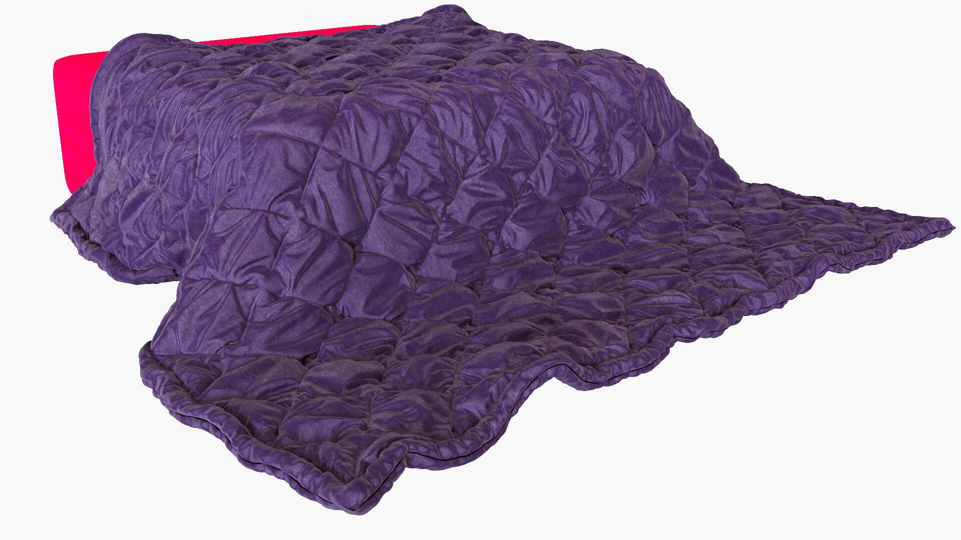 Quilted Blanket - 3D Model by Artdeco 3d