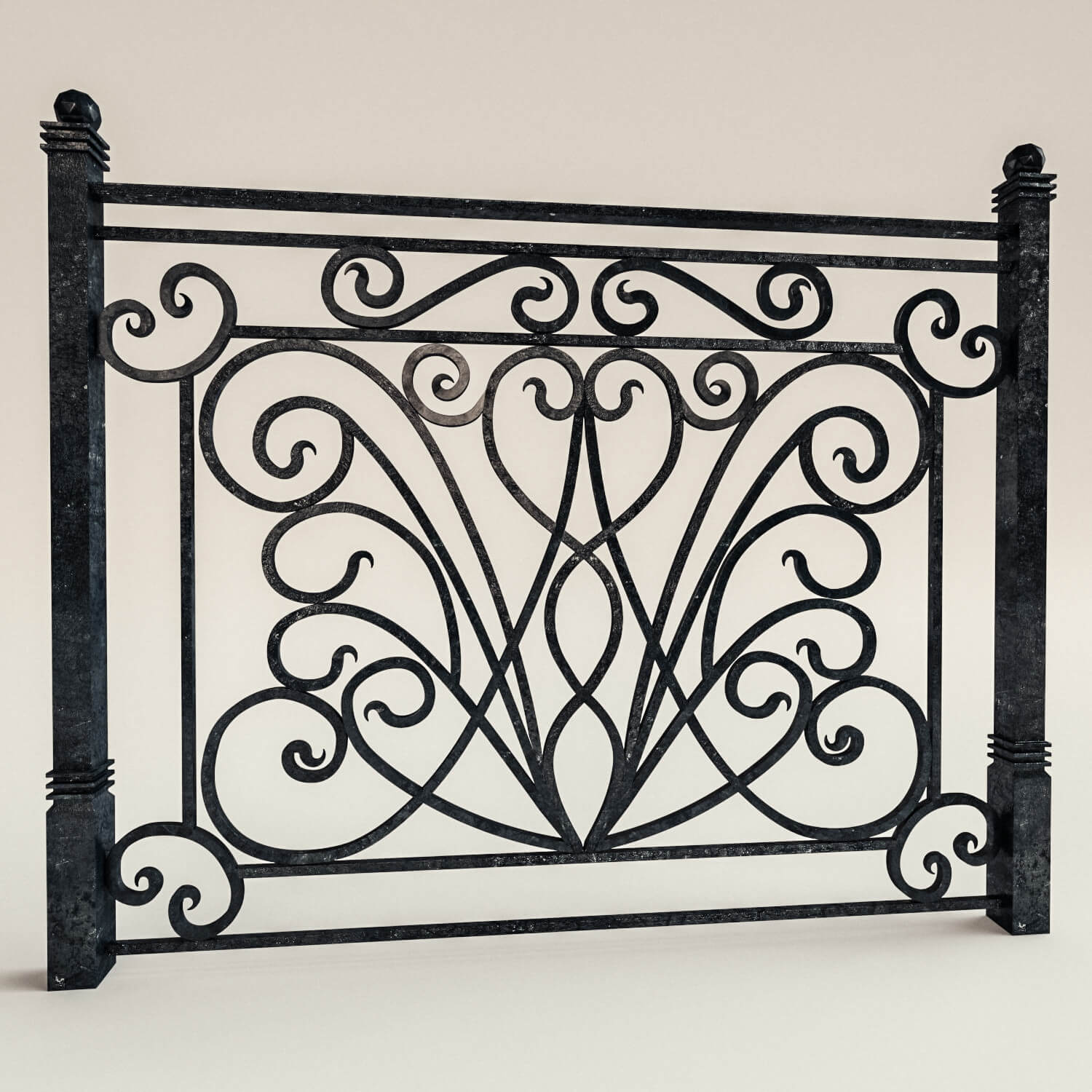 Railing - 3D Model by Artdeco 3d