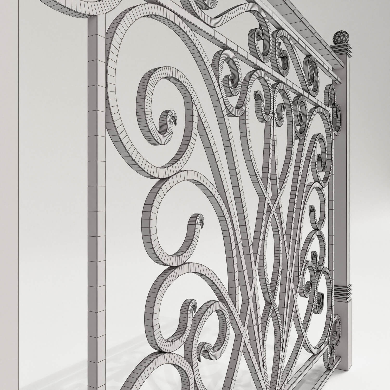 Railing - 3D Model by Artdeco 3d