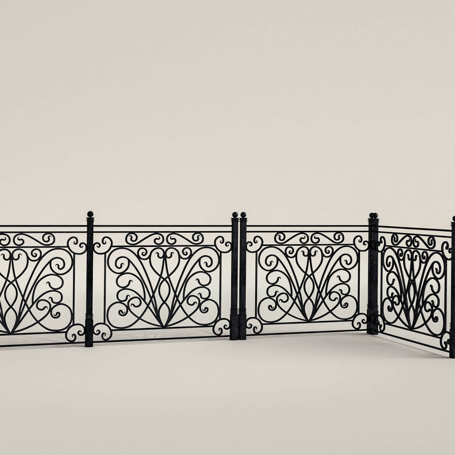 Railing - 3D Model by Artdeco 3d