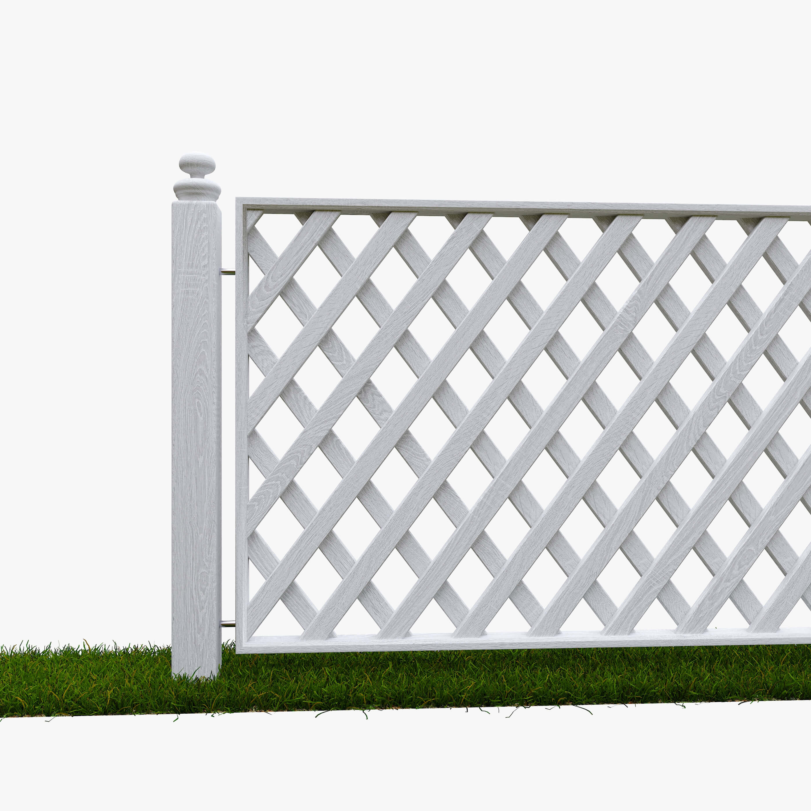 Railing and Grass - 3D Model by Artdeco 3d