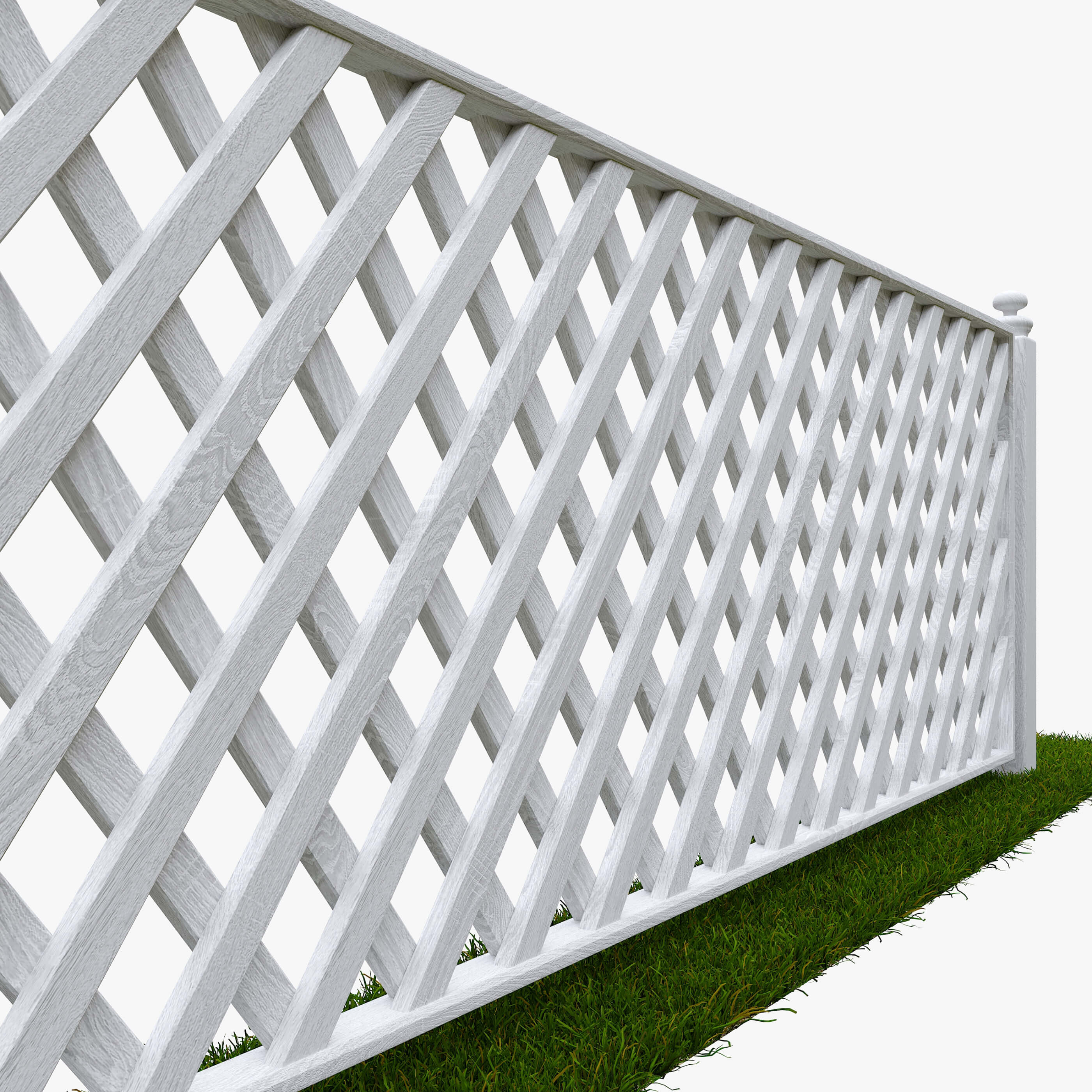 Railing and Grass - 3D Model by Artdeco 3d
