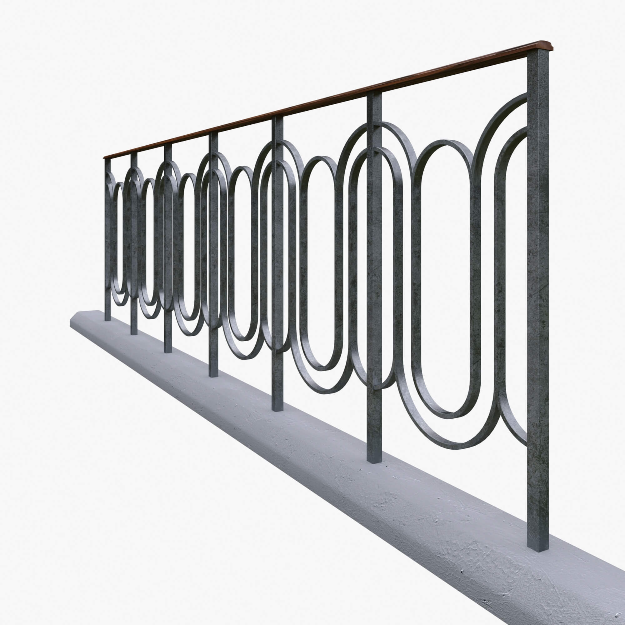 Railing Artdeco - 3D Model by Artdeco 3d