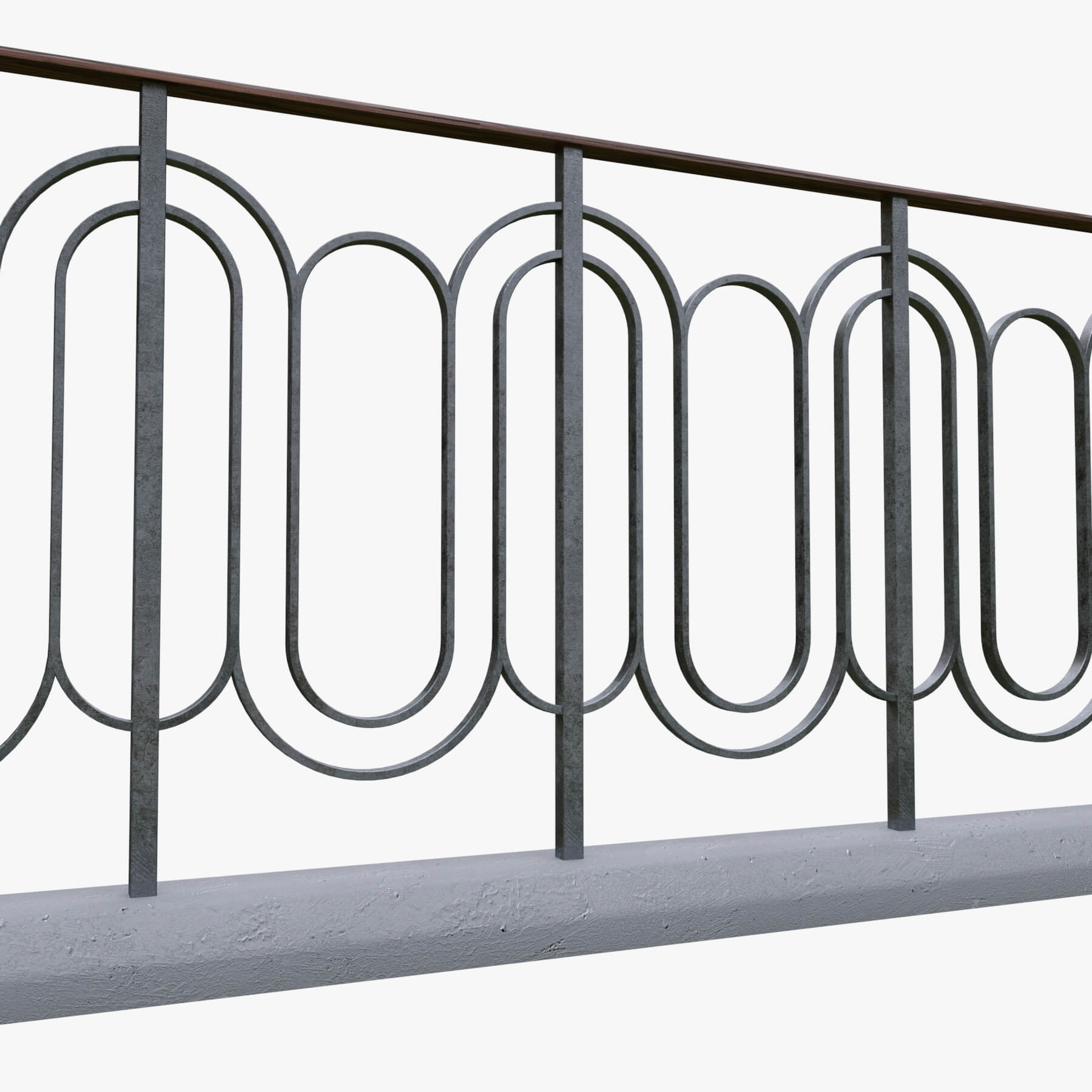 Railing Artdeco - 3D Model by Artdeco 3d