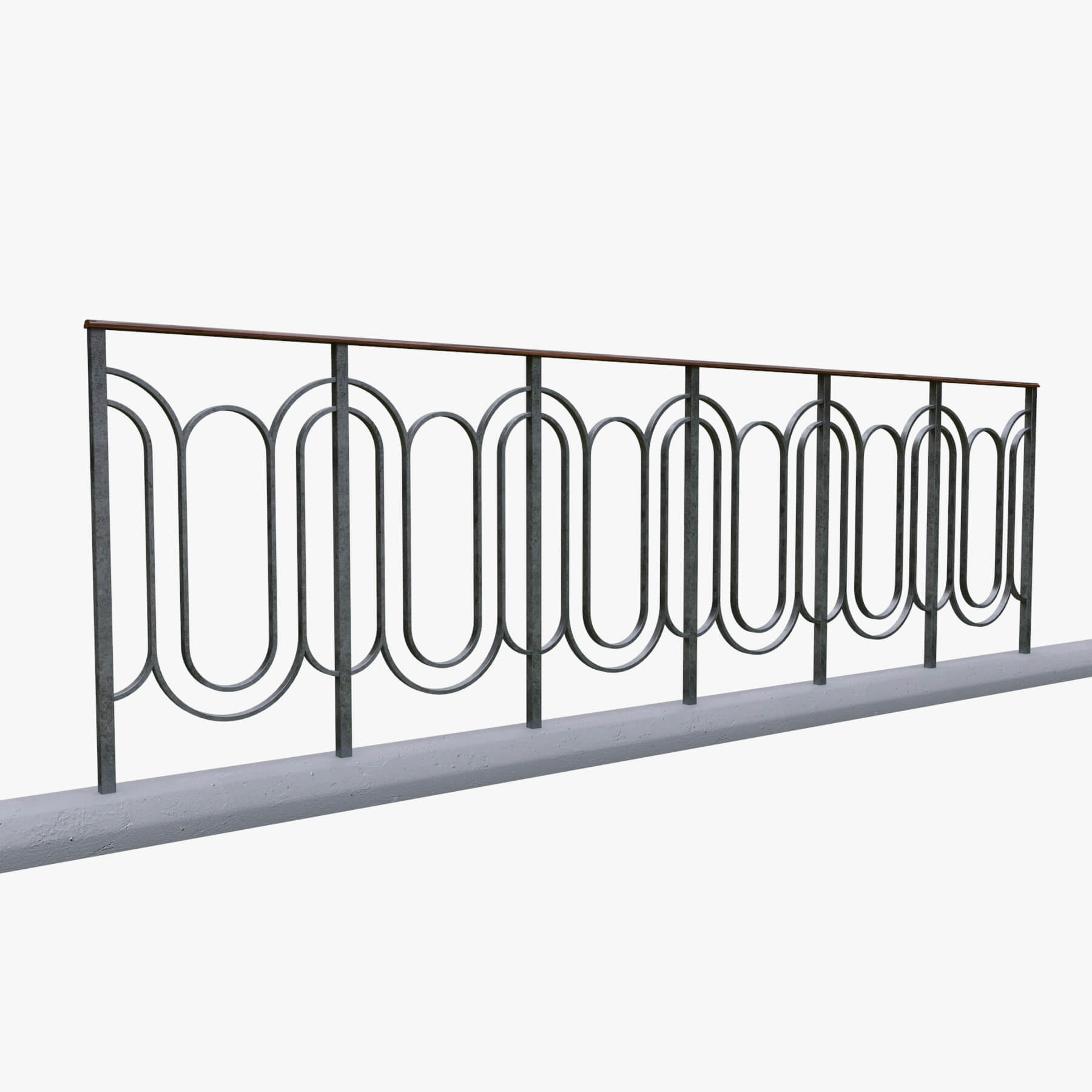 Railing Artdeco - 3D Model by Artdeco 3d