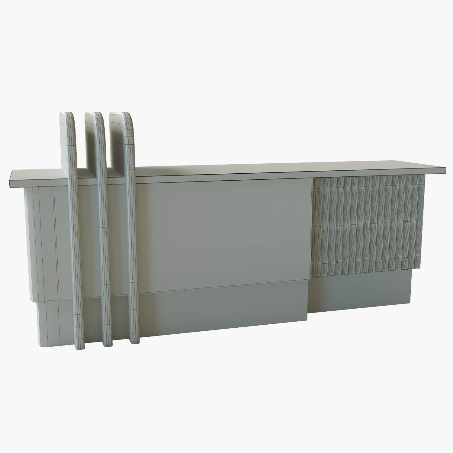 Reception Lobby Modern - 3D Model by Artdeco 3d