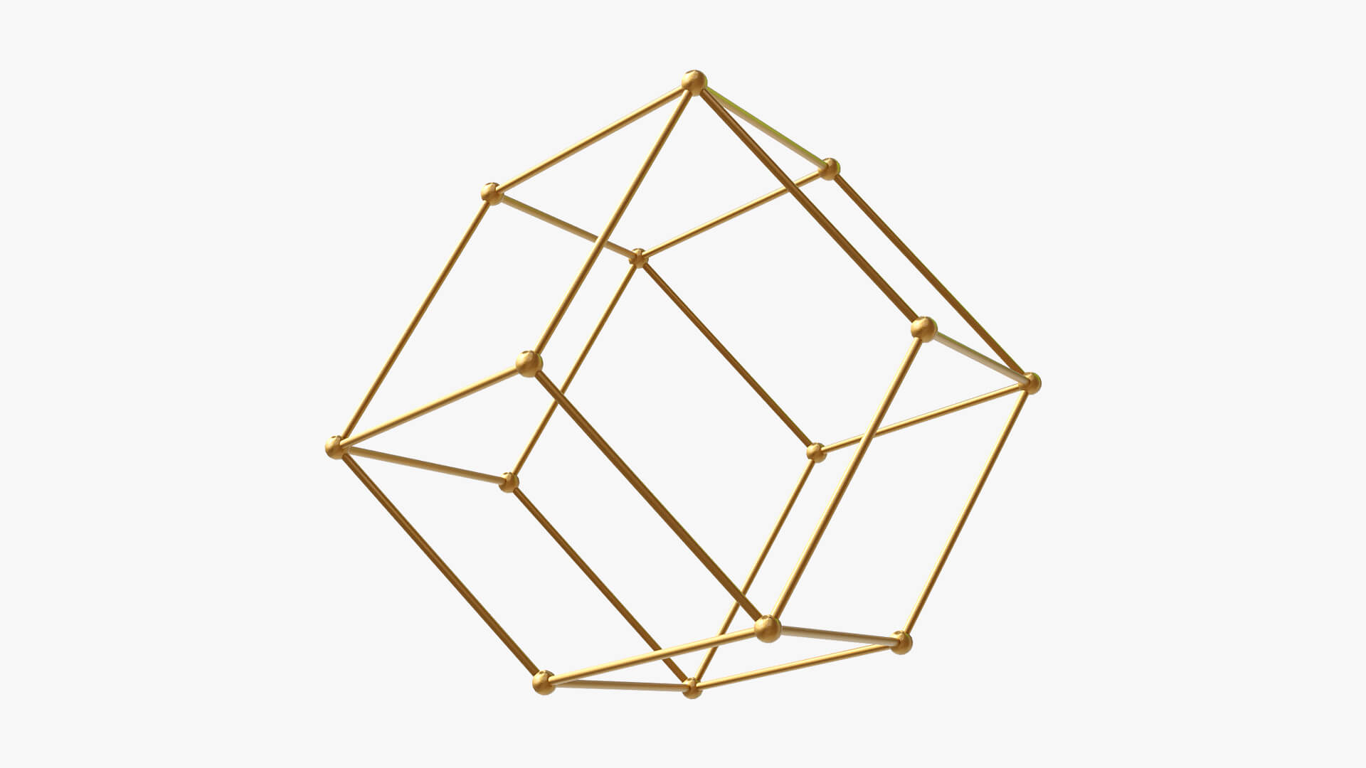 Rhombic Dodecahedron - 3D Model by Artdeco 3d