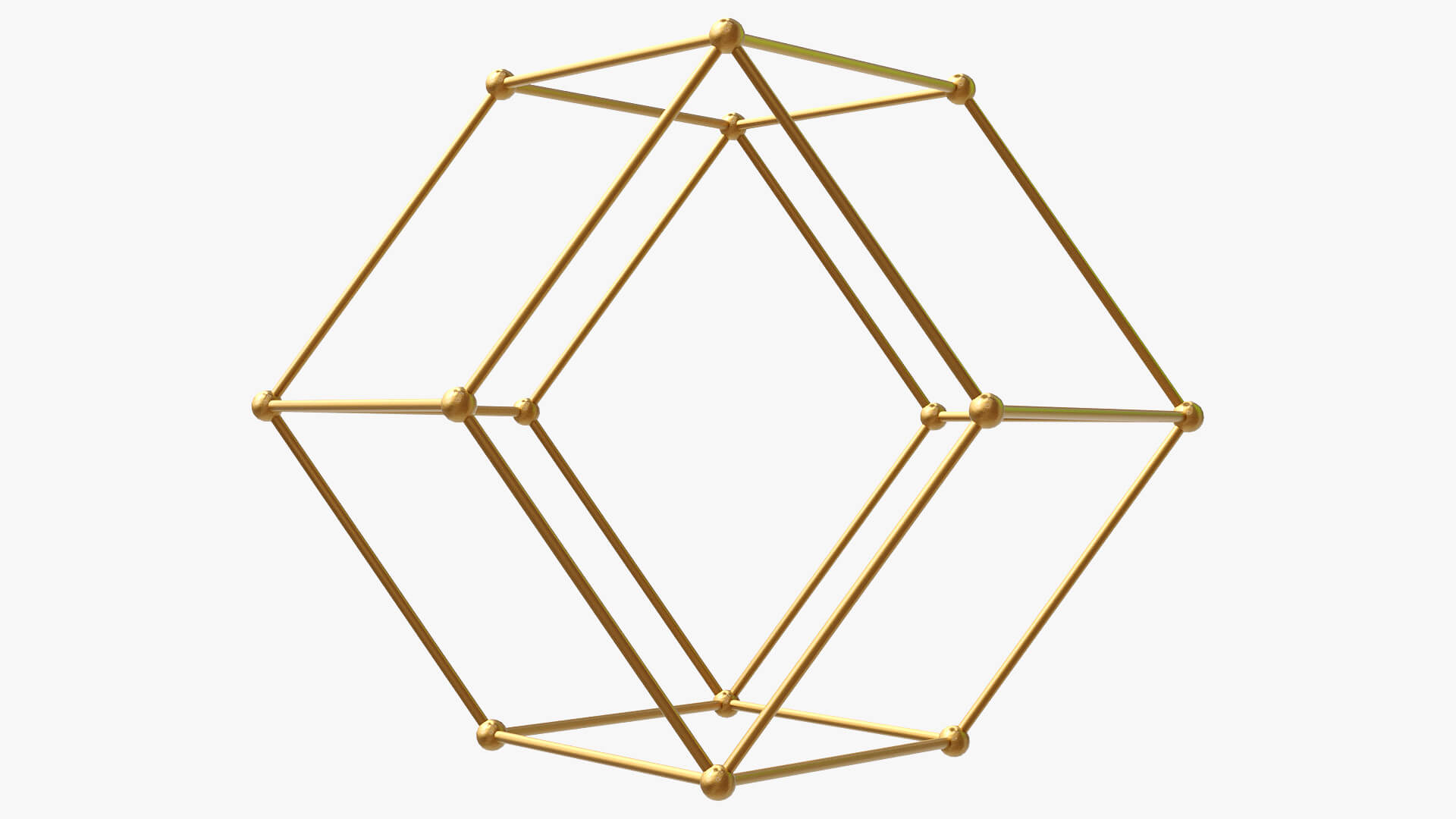 Rhombic Dodecahedron - 3D Model by Artdeco 3d