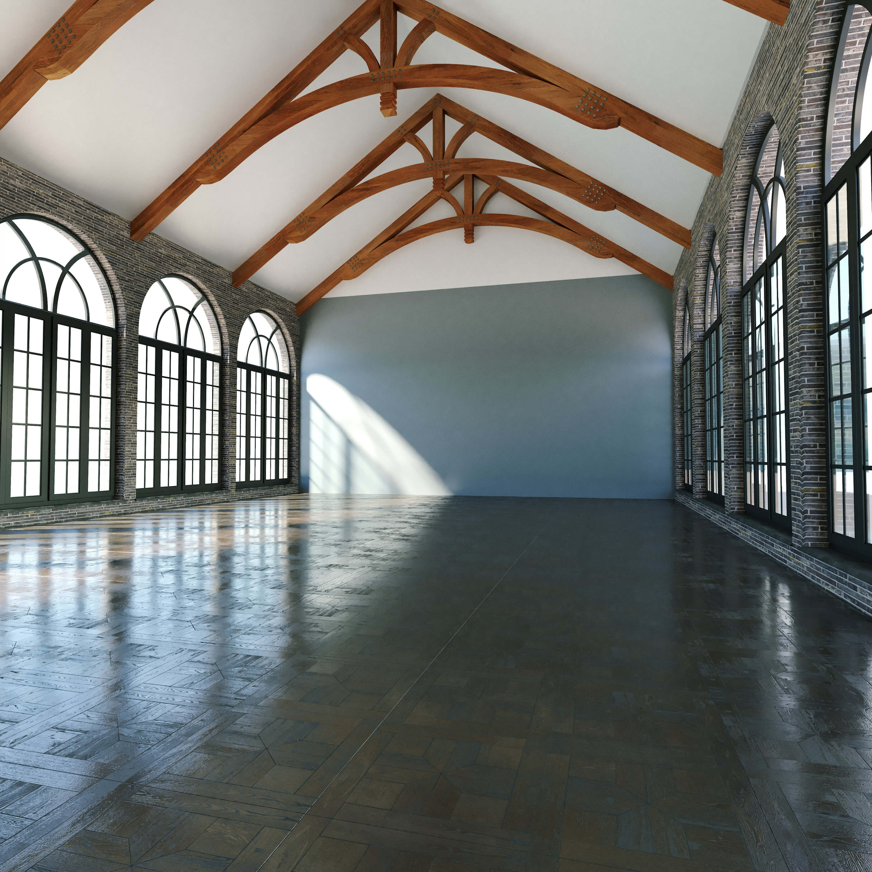 Room Empty Lobby - 3D Model by Artdeco 3d