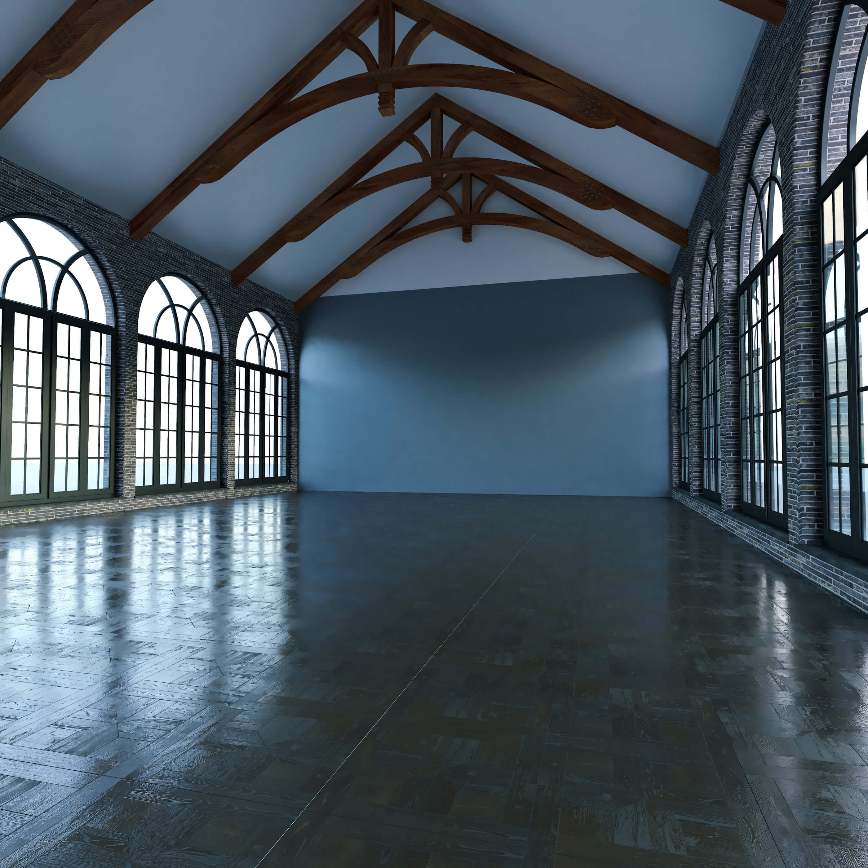 Room Empty Lobby - 3D Model by Artdeco 3d