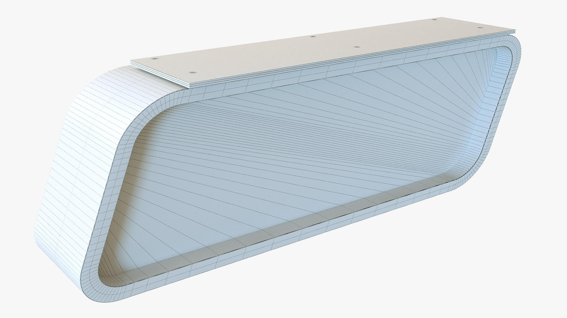 Simple Modern Reception - 3D Model by Artdeco 3d