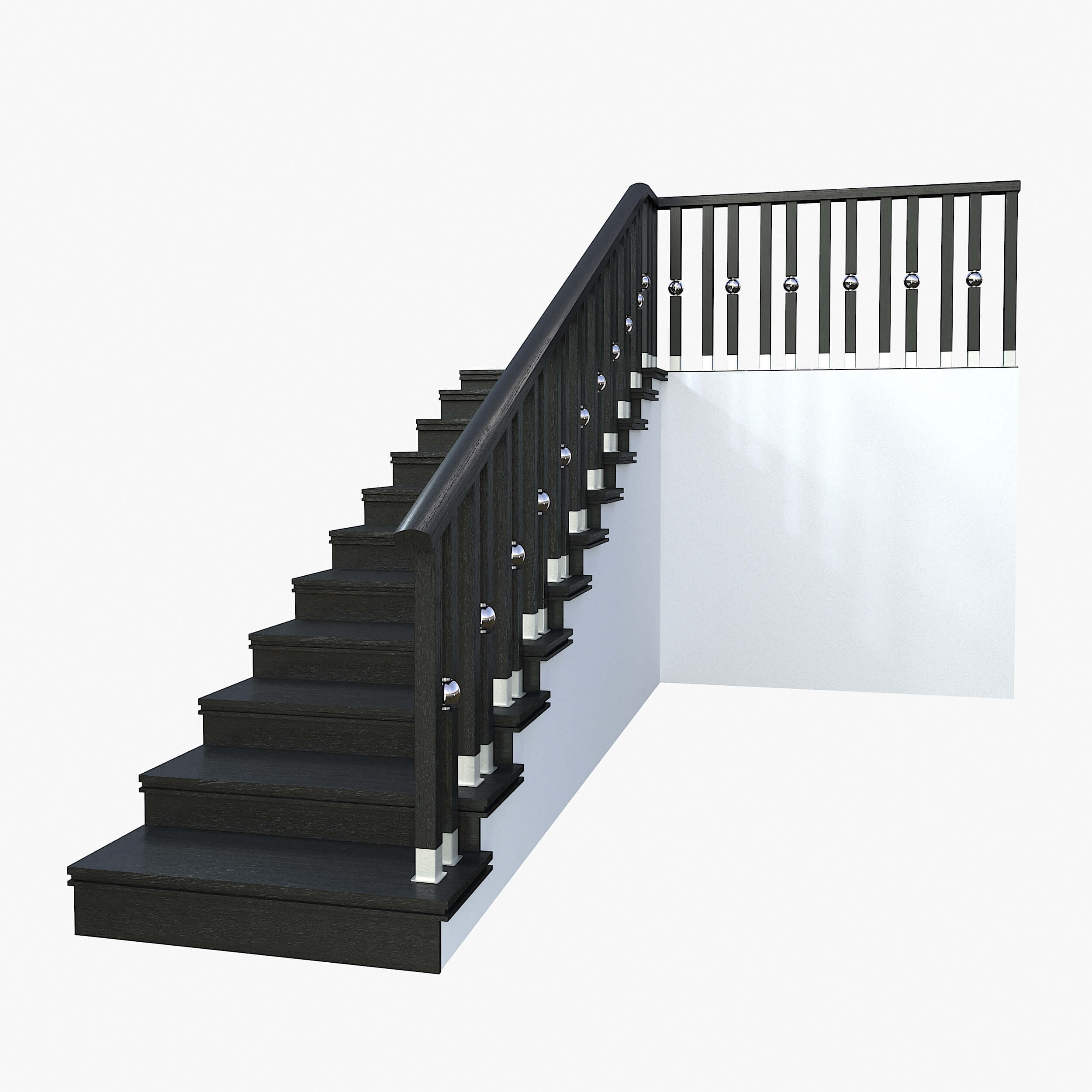 Wood Stair Railing Models